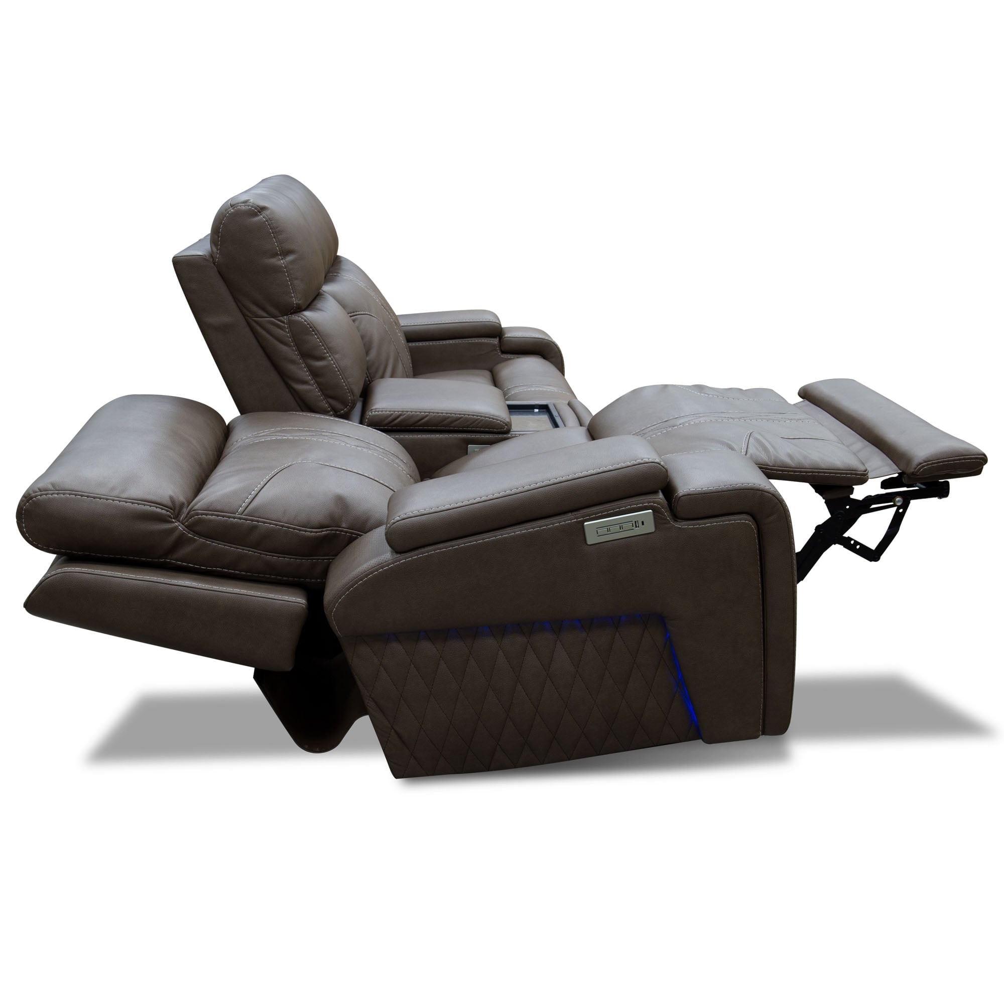Moto Motion Kempton 535-2R Layflat Recliner Home Theater Loveseat with ...