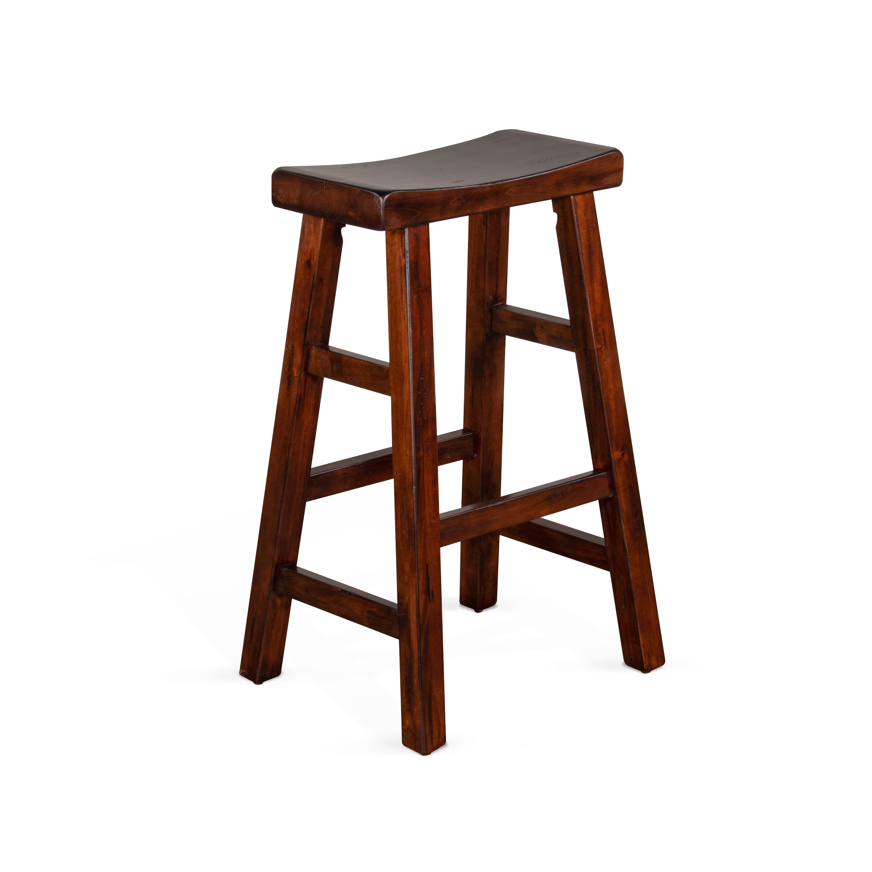 1768 30 H Saddle Seat Stool Wood Seat