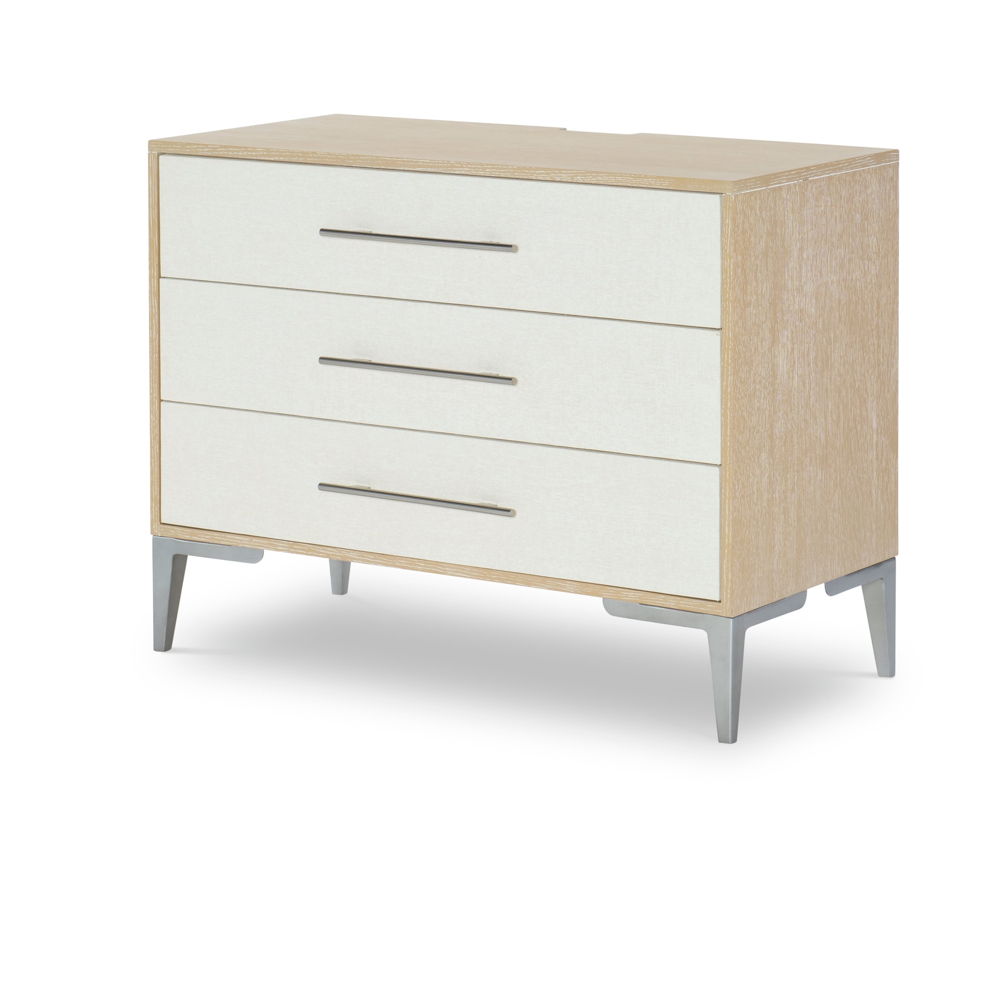 Legacy Classic Biscayne 1500 3102 Contemporary 3 Drawer Nightstand With Two Tone Finish