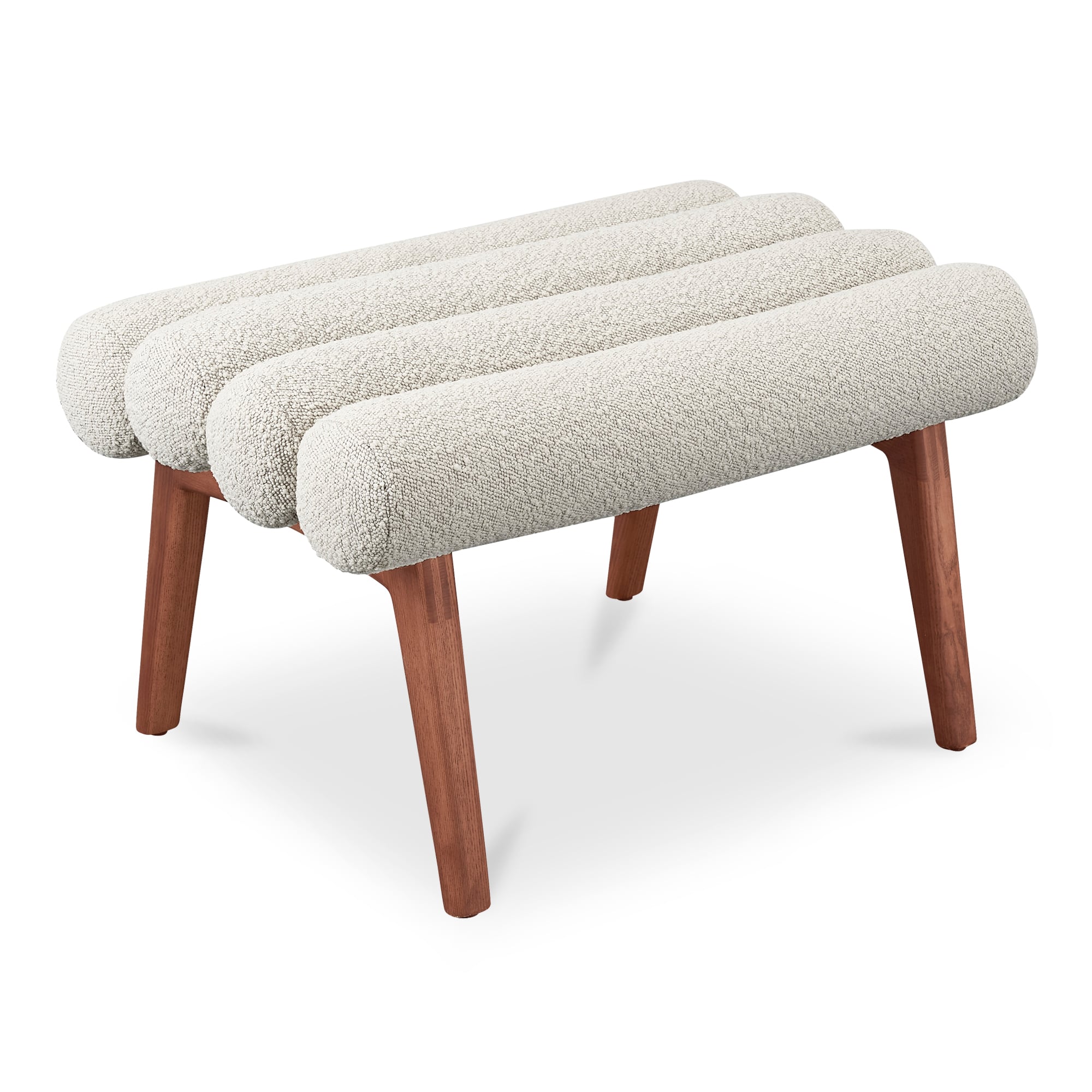 Arlo EW 1014 14 Mid Century Modern Upholstered Accent Stool Williams Kay Ottomans