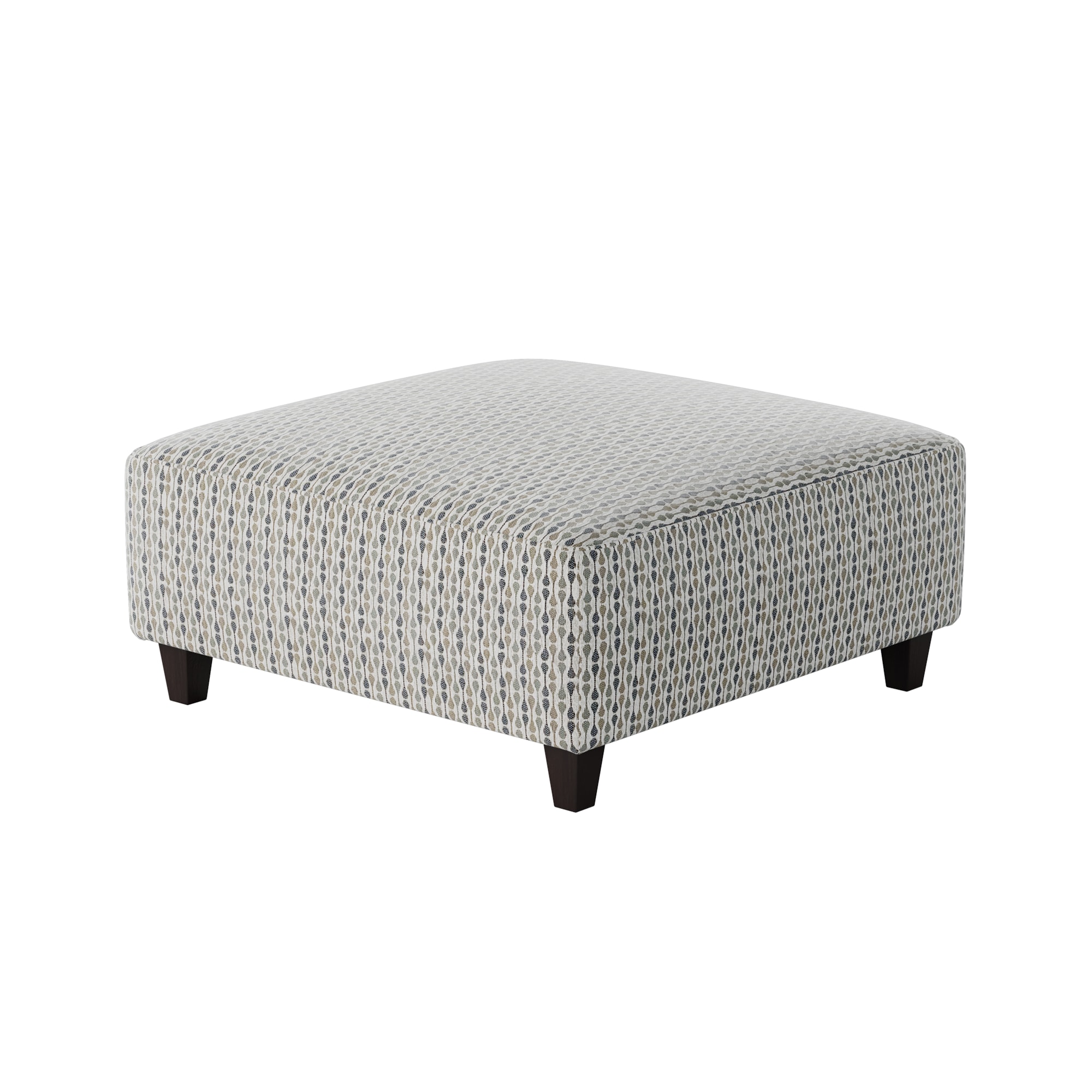 Fusion Furniture Grab A Seat 109 C Limbo Denim Square Cocktail Ottoman