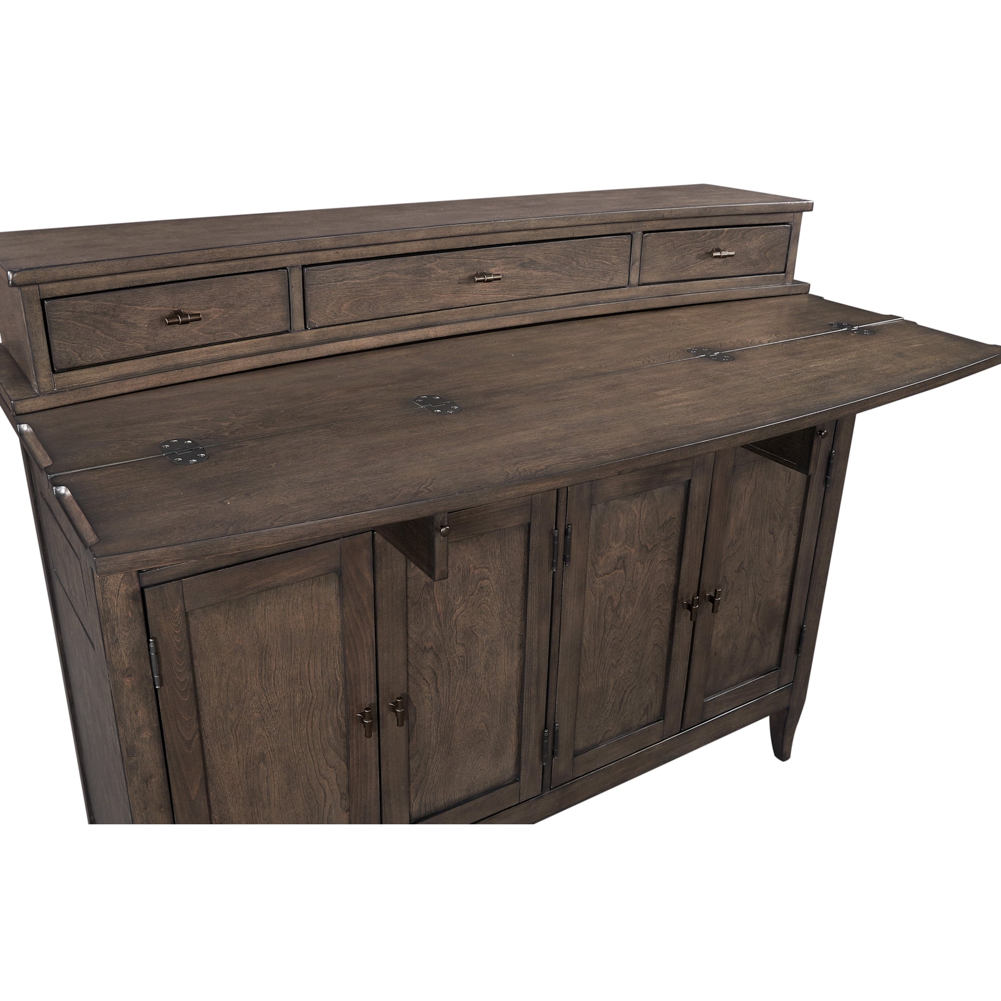 Aspenhome Blakely I540-6808 Transitional Server with Flip-Down Surface ... Aspenhome Blakely I540-6808 Transitional Server with Flip-Down Surface ...