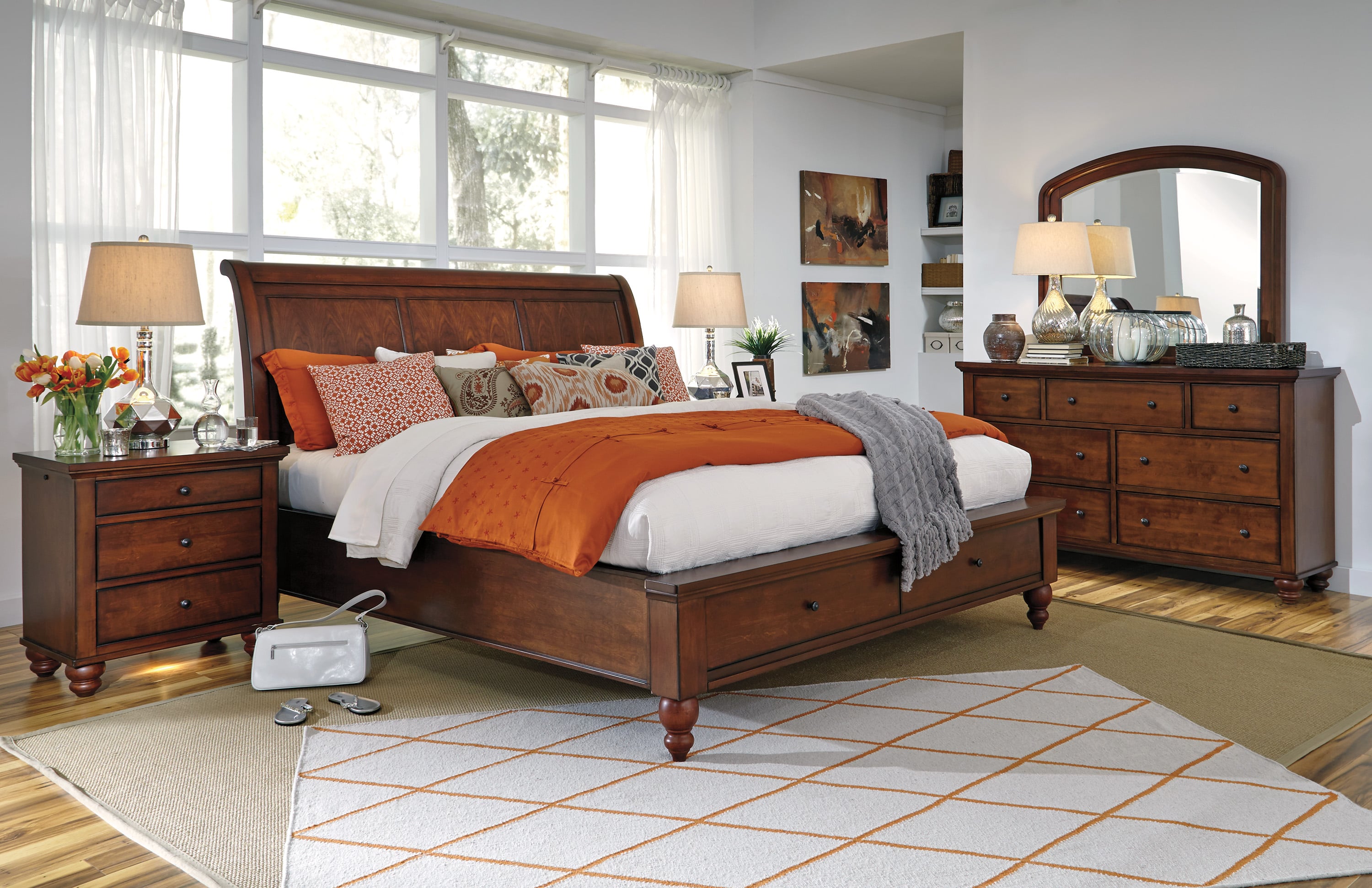 Aspenhome sleigh bed store
