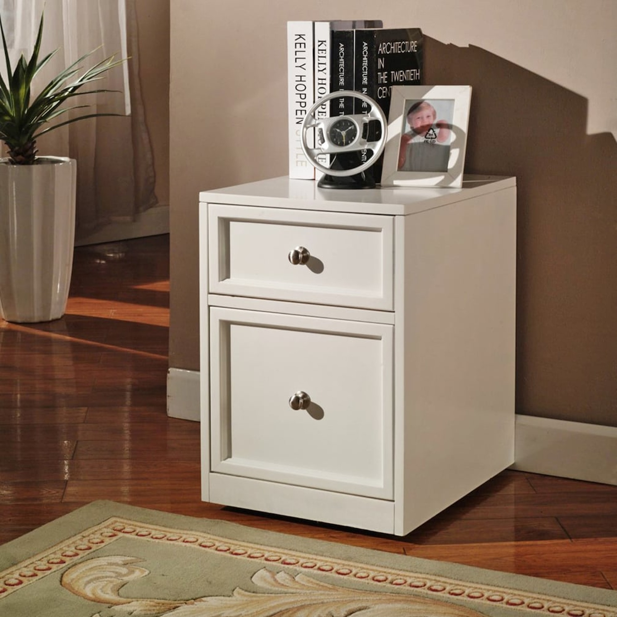 Parker House Boca 11523264 Cottage Rolling File Cabinet Pilgrim