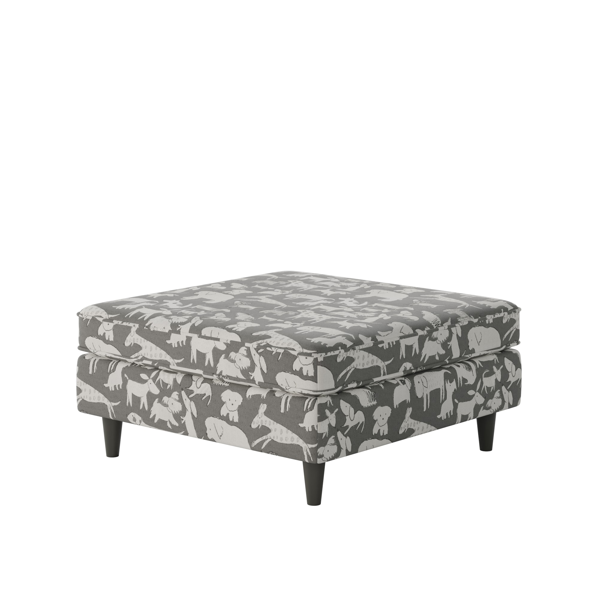 Fusion Furniture Grab A Seat 170 C Mid Century Modern Square Cocktail
