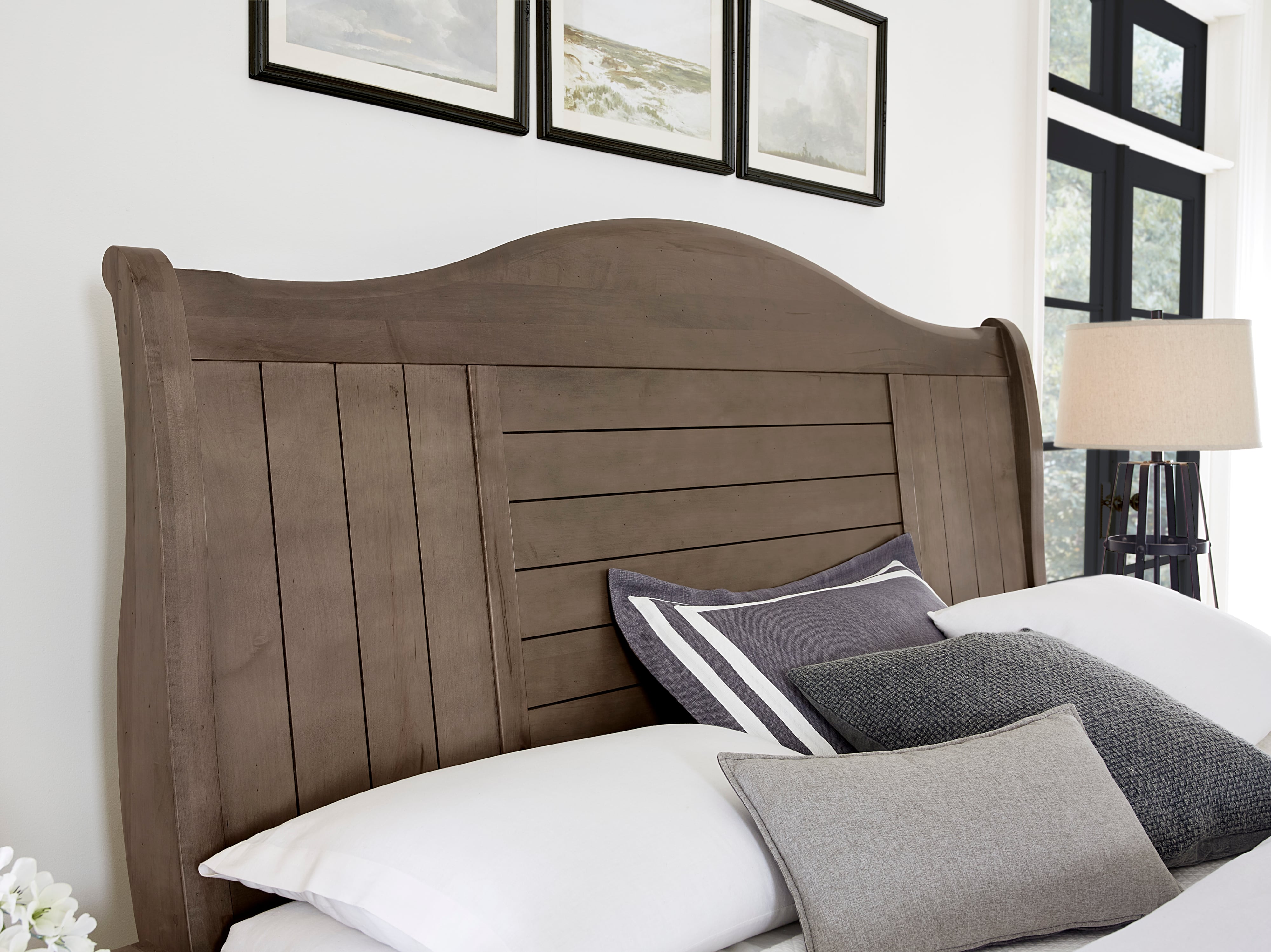 Vaughan Bassett Cool Farmhouse 801 553 355 922 Farmhouse Queen Sleigh Bed Belfort Furniture Bed Headboard Footboard