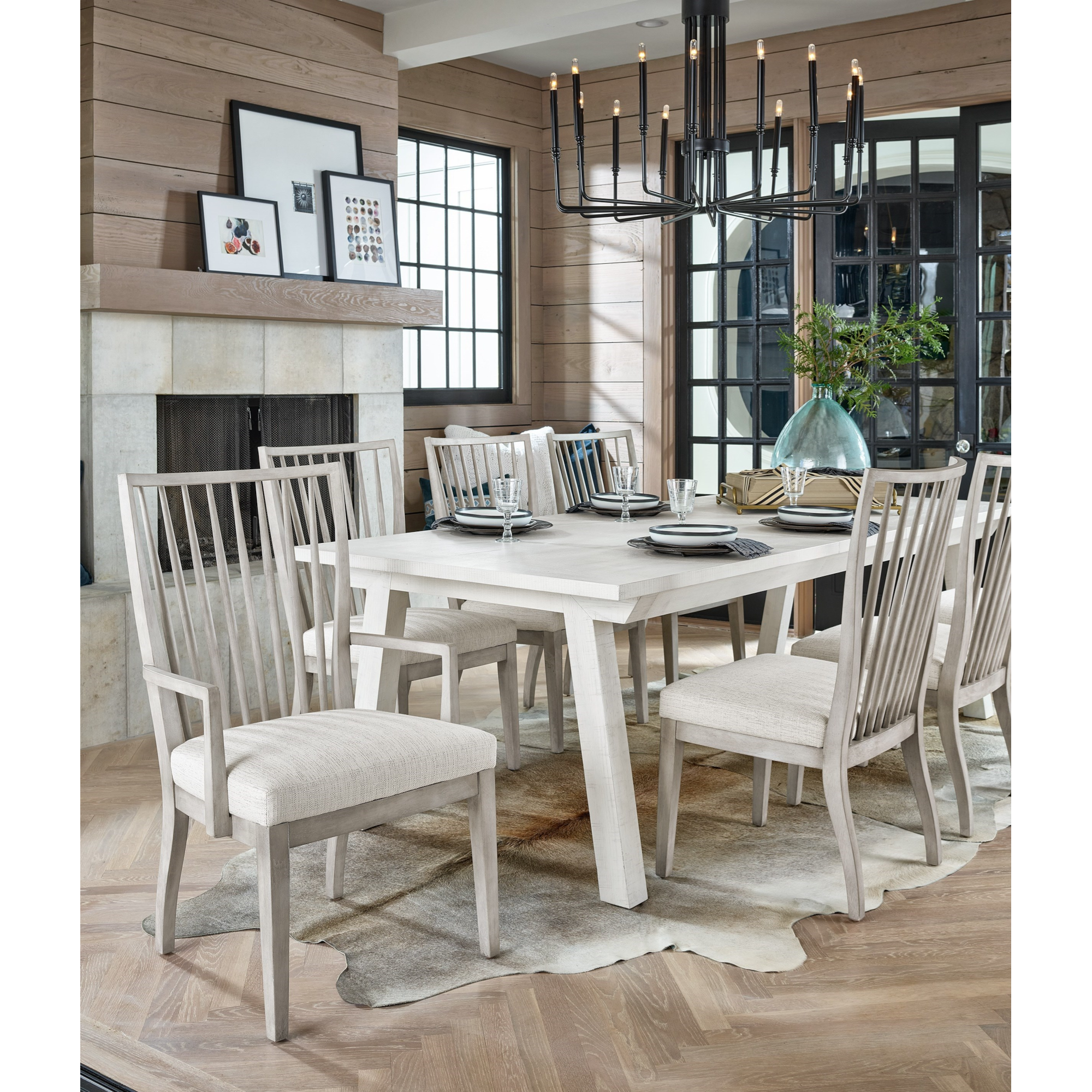 Universal Modern Farmhouse U011C624 Farmhouse Side Chair with ... Universal Modern Farmhouse U011C624 Farmhouse Side Chair with ...