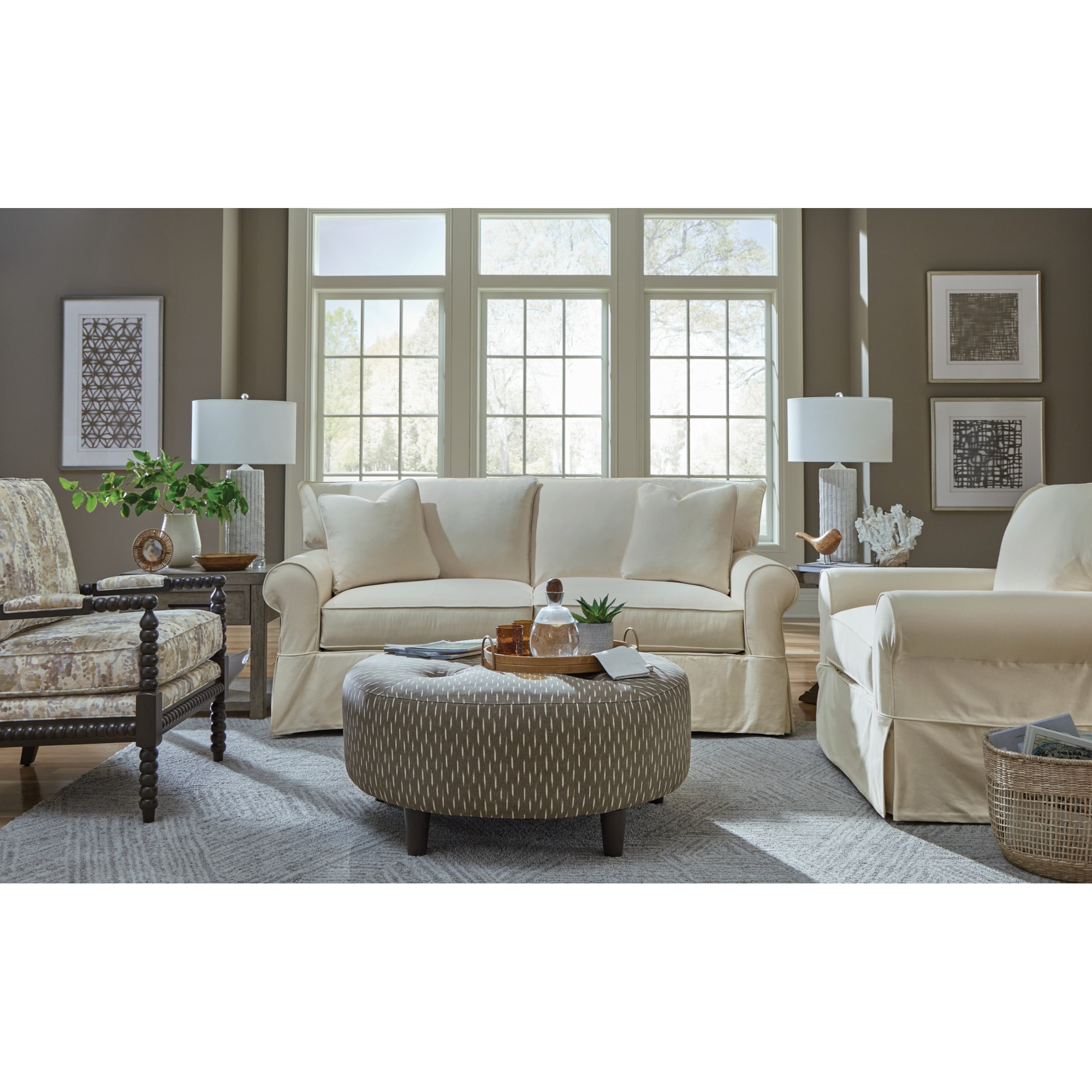 Craftmaster 936450bd 936450 68bd Spinnsol 31 Casual Queen Slipcover