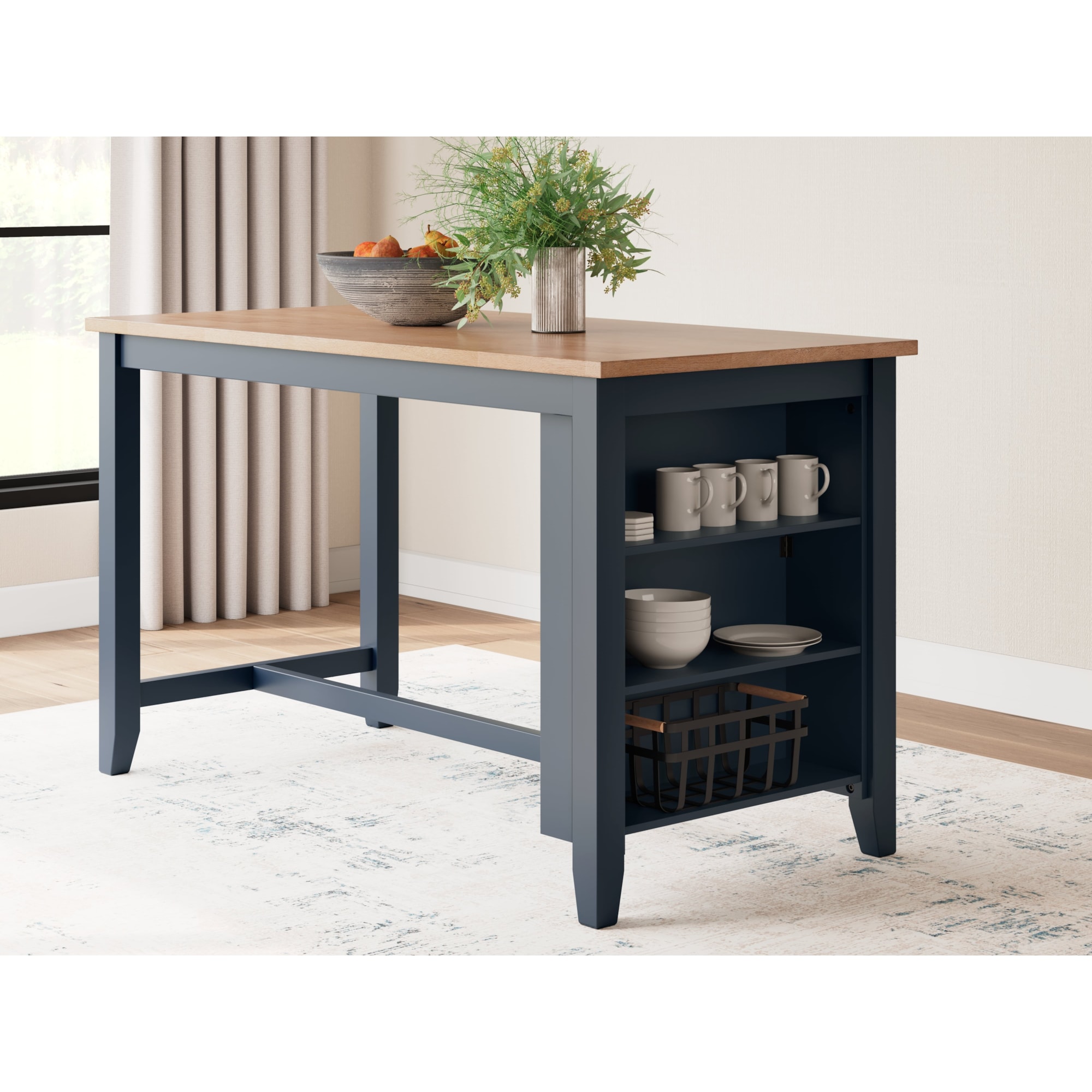 Signature Design By Ashley Gesthaven D399d3 3 Piece Casual Counter