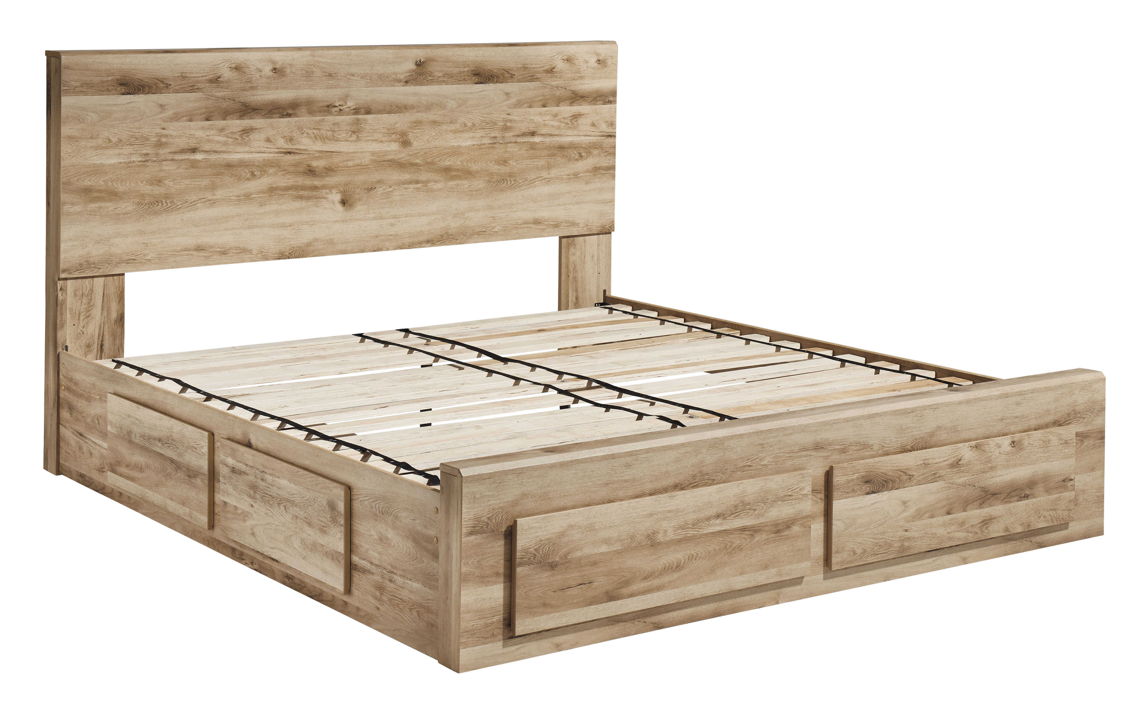 Signature Design by Ashley Hyanna B1050B13 King 6 Drawer Storage Bed HomeWorld Furniture Bed Headboard Footboard