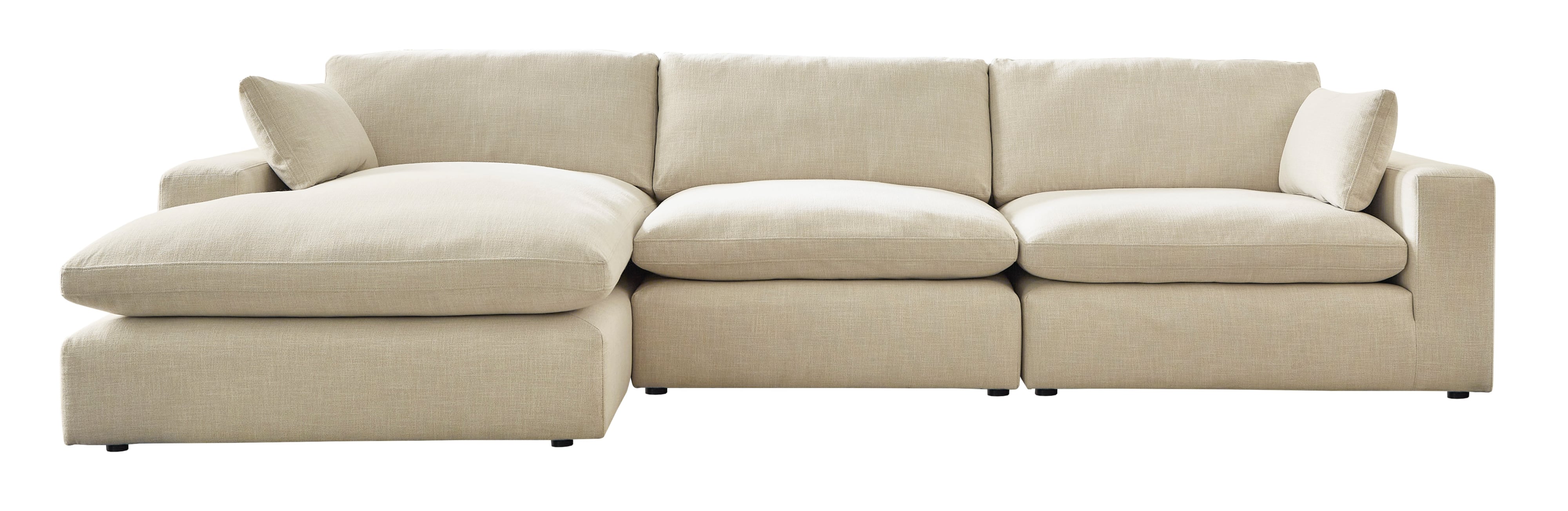 Benchcraft Elyza 10006S3 3 Piece Modular Sectional with Chaise Furniture Mart Colorado Sectional Sofa Groups