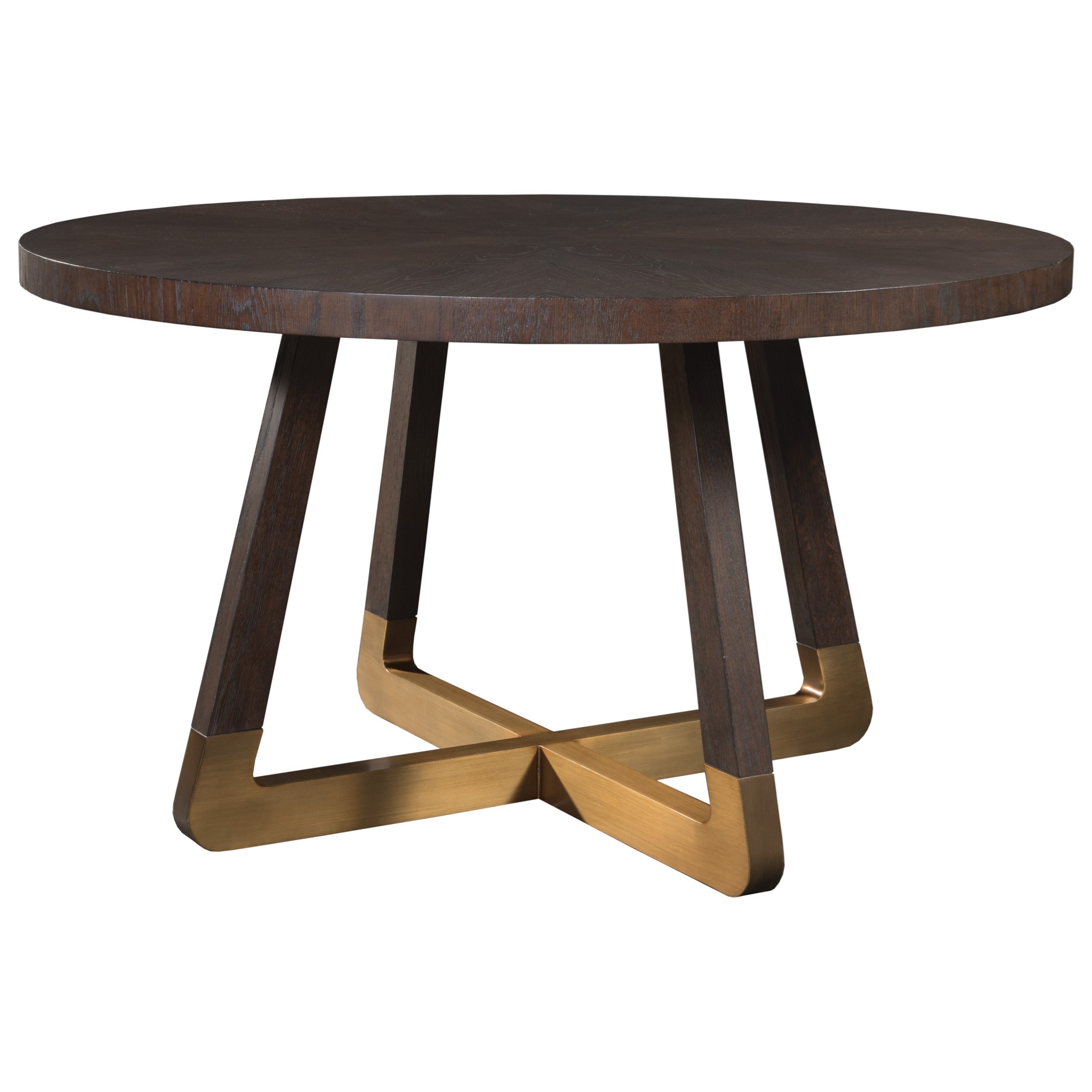 Round dining table brass base store