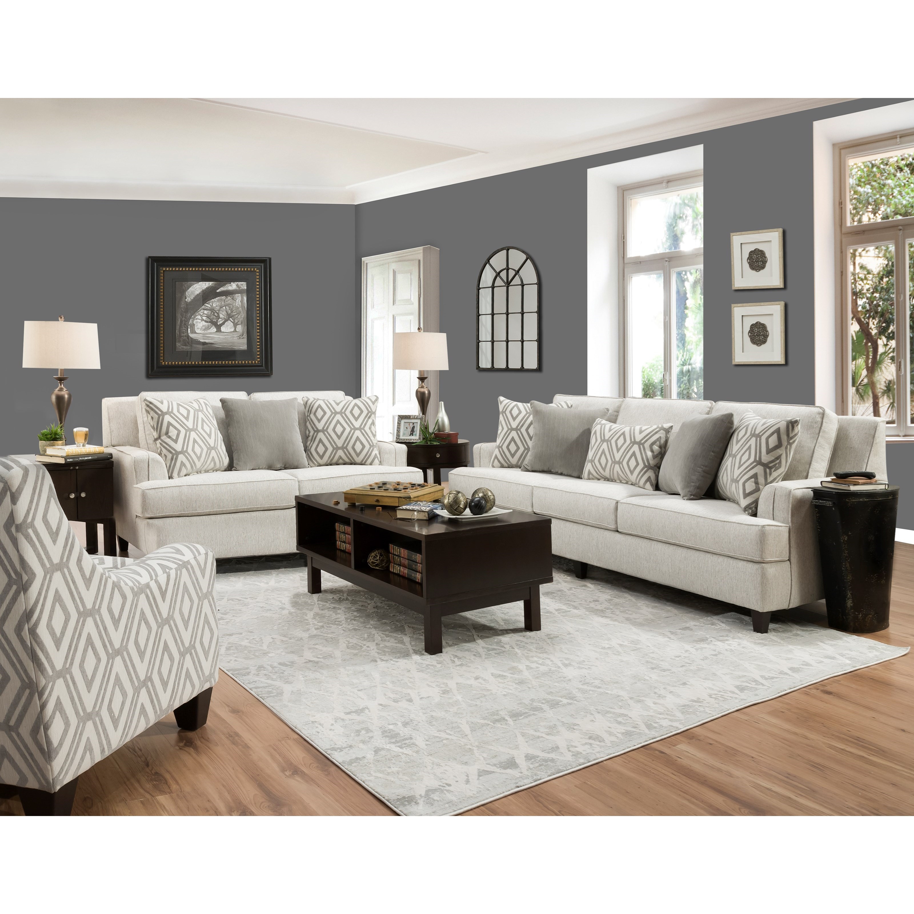 Corinthian 4600 4603 Sofa Elgin Furniture Uph Conversation Sofas