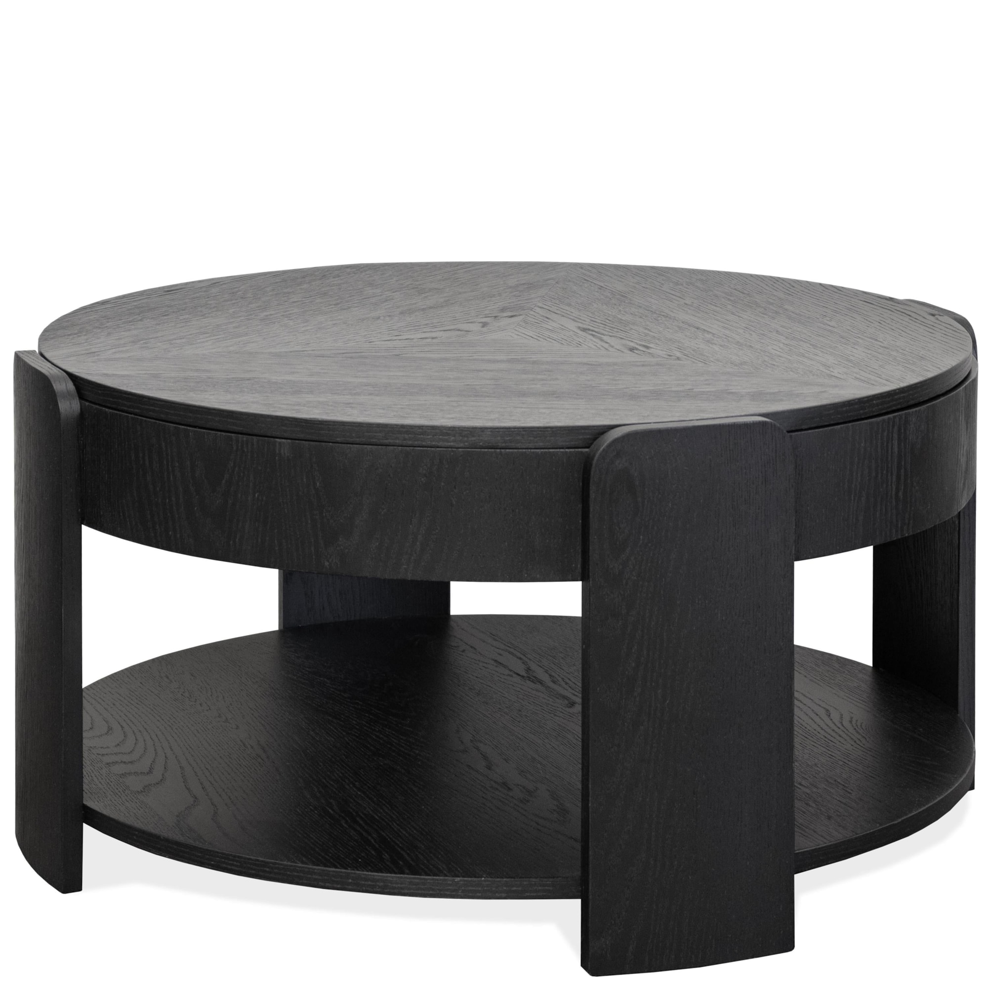 Riverside Furniture Jaylon 31301 Contemporary Round Coffee Table With Lift Top Dunk And Bright