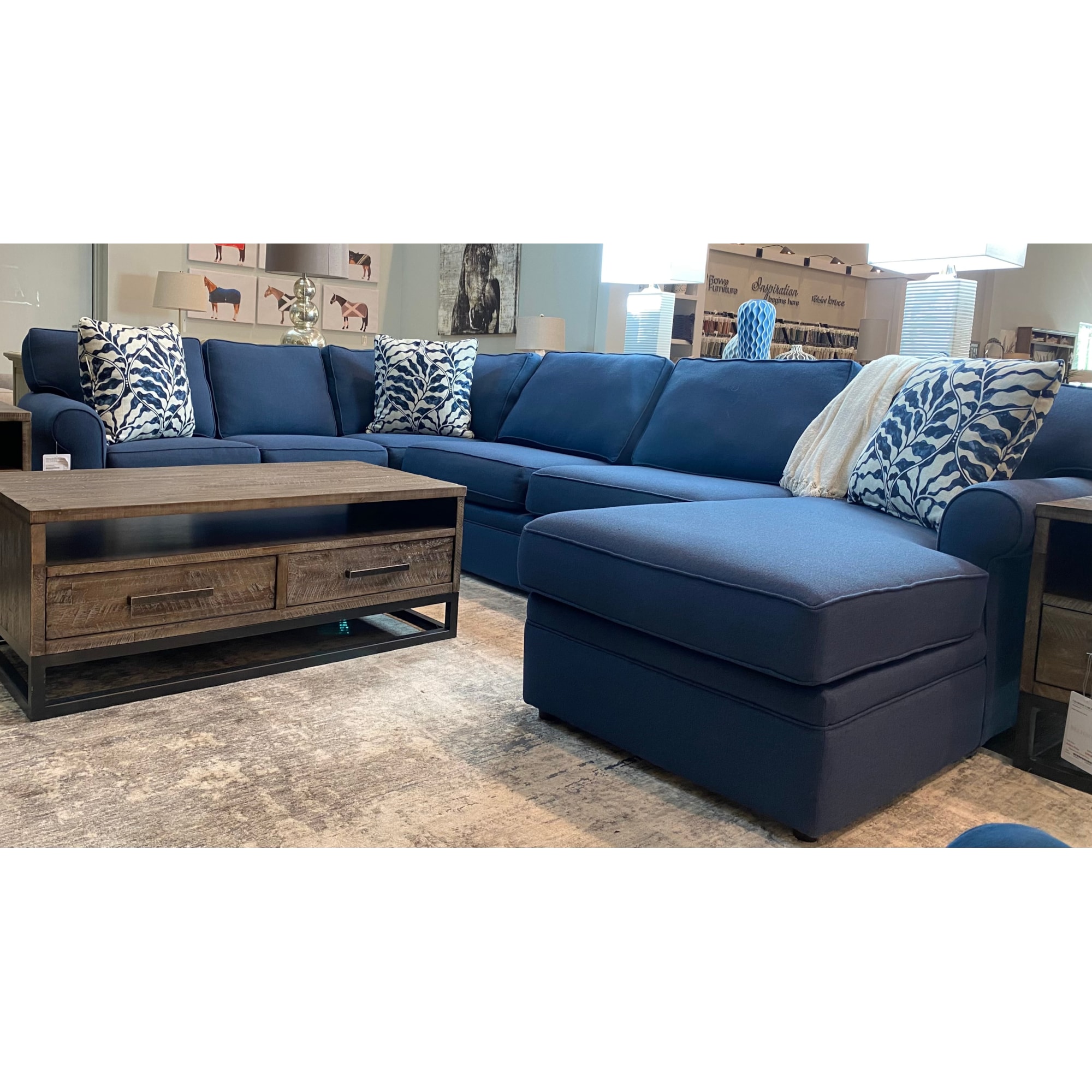 Rowe Brentwood PKG512461 Sectional | Belfort Furniture | Sectional ...
