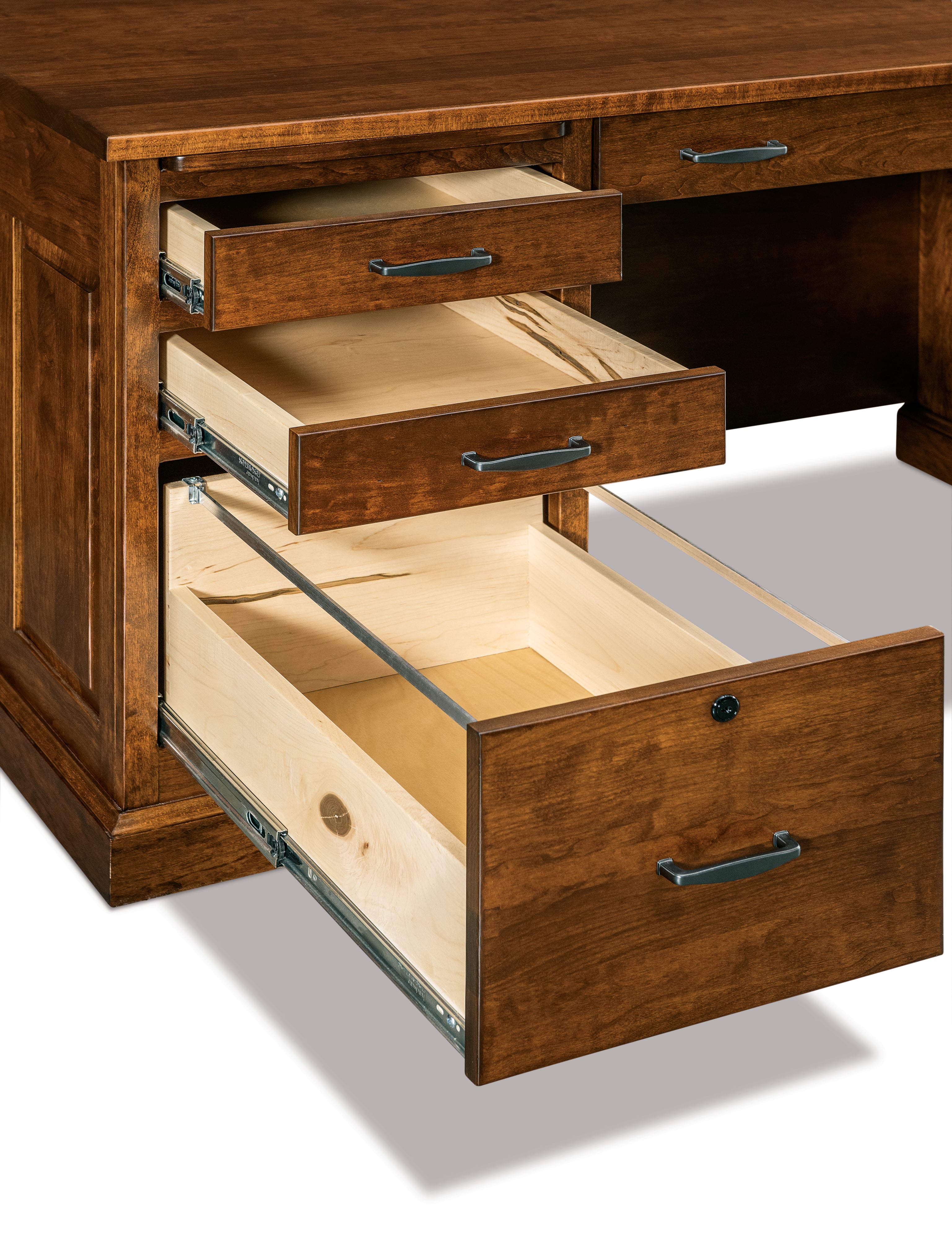 Archbold Furniture Bob Timberlake 355571852 Traditional Credenza Belfort Furniture Desk Double Pedestal