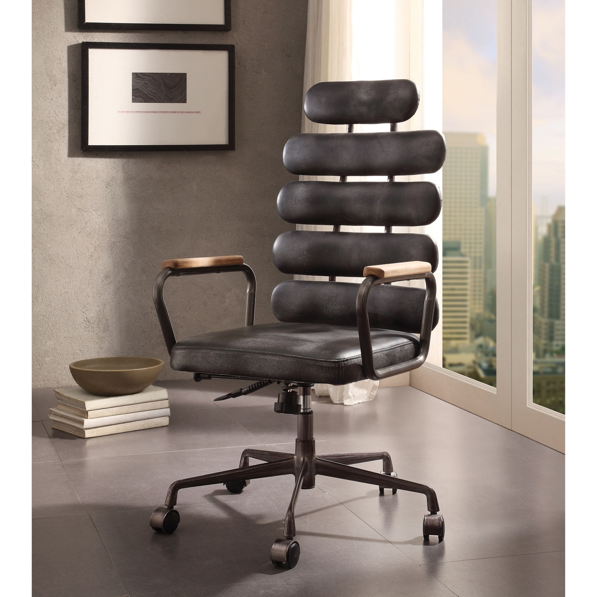 Acme Furniture Calan 92107 Contemporary Executive Office Chair in Top ...