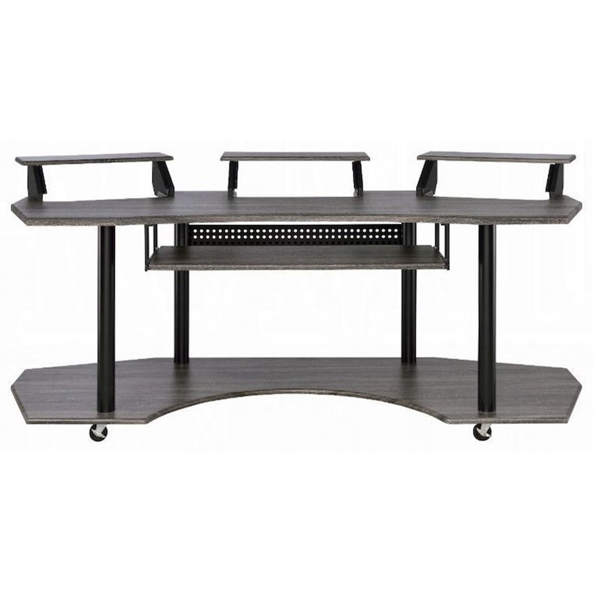 Acme Furniture Eleazar 92895 Contemporary Computer Desk with Keyboard ...