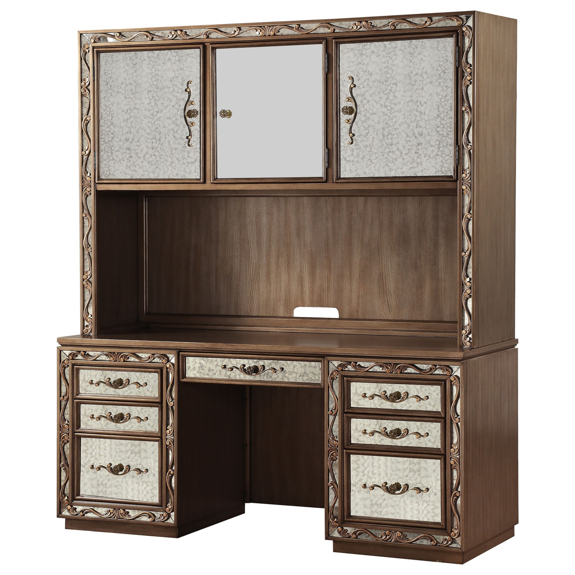 Acme Furniture Orianne 93790 Computer Desk & Hutch | Del Sol Furniture ...
