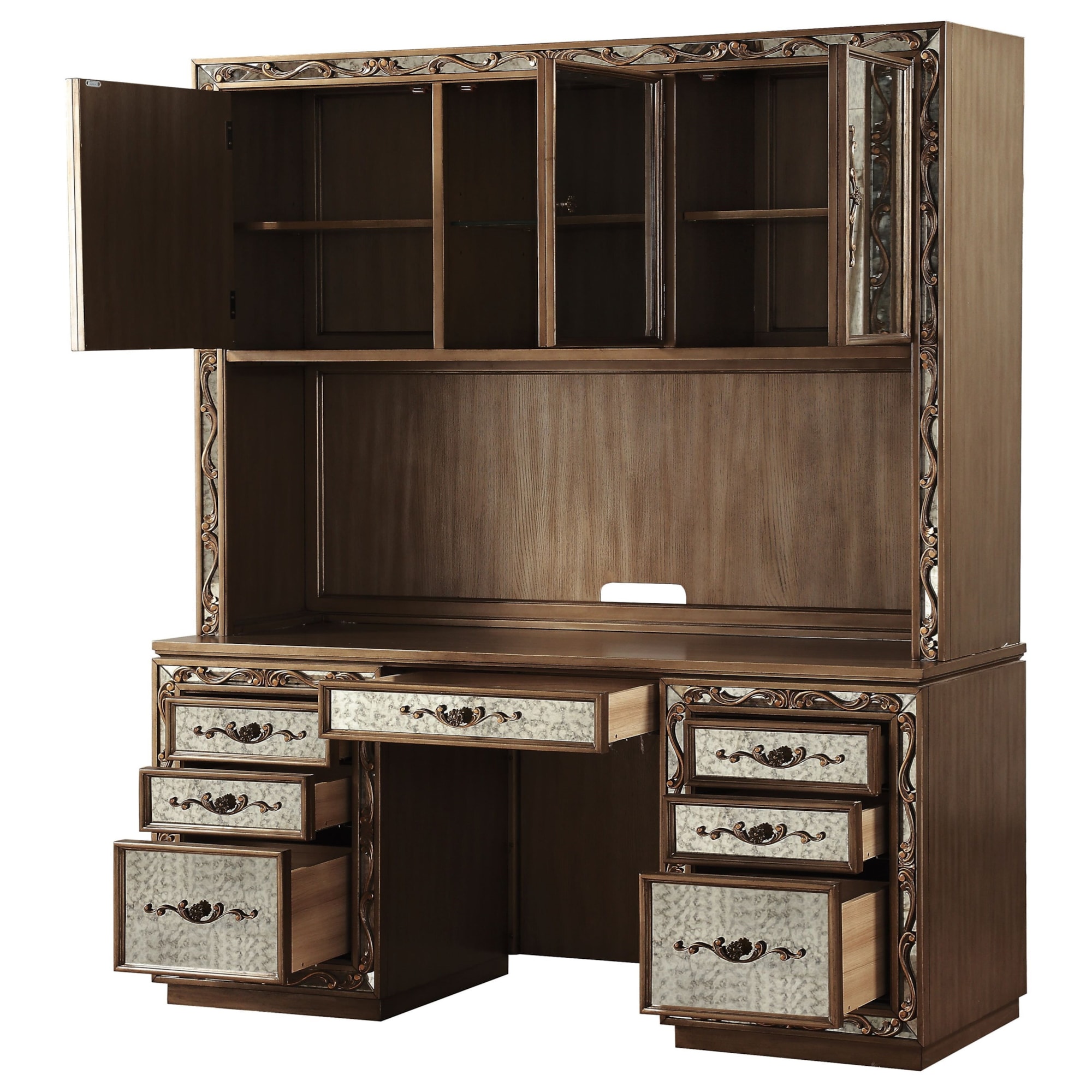 Acme Furniture Orianne 93790 Computer Desk & Hutch | Del Sol Furniture ...