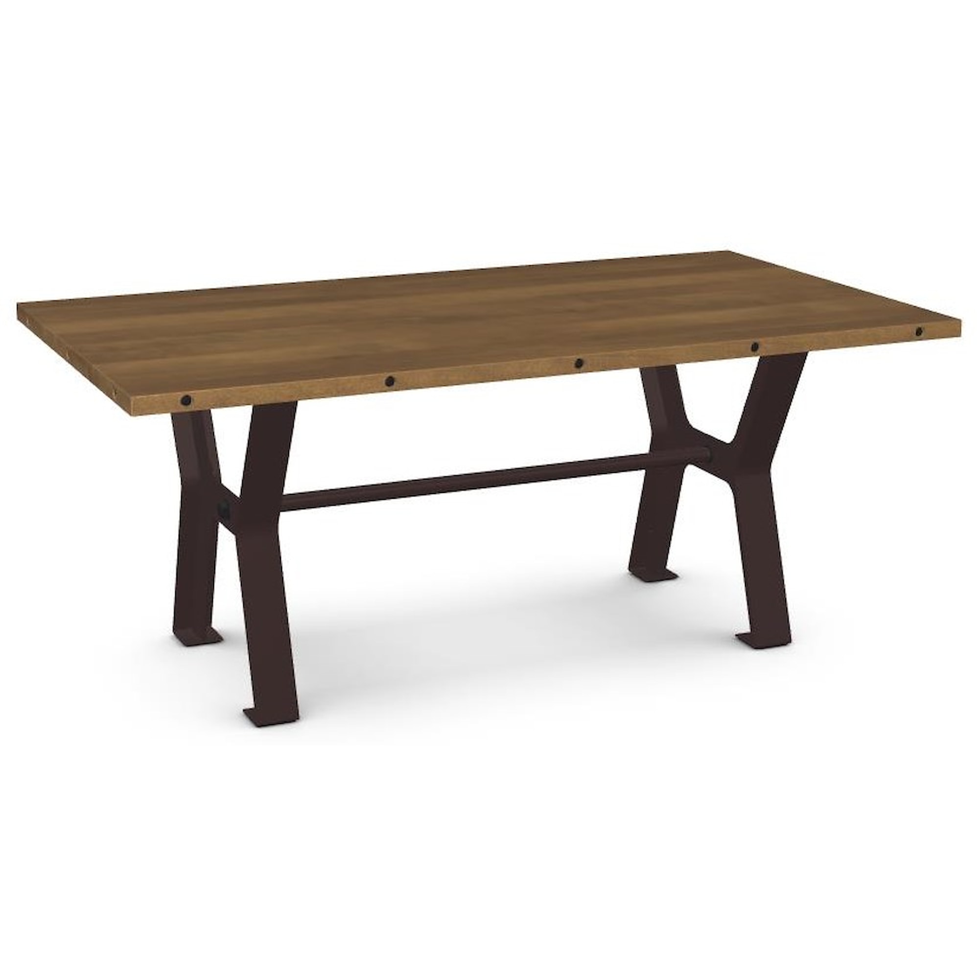 Amisco Customizable Dining 775125391 Parade Dining Table with Metal ...