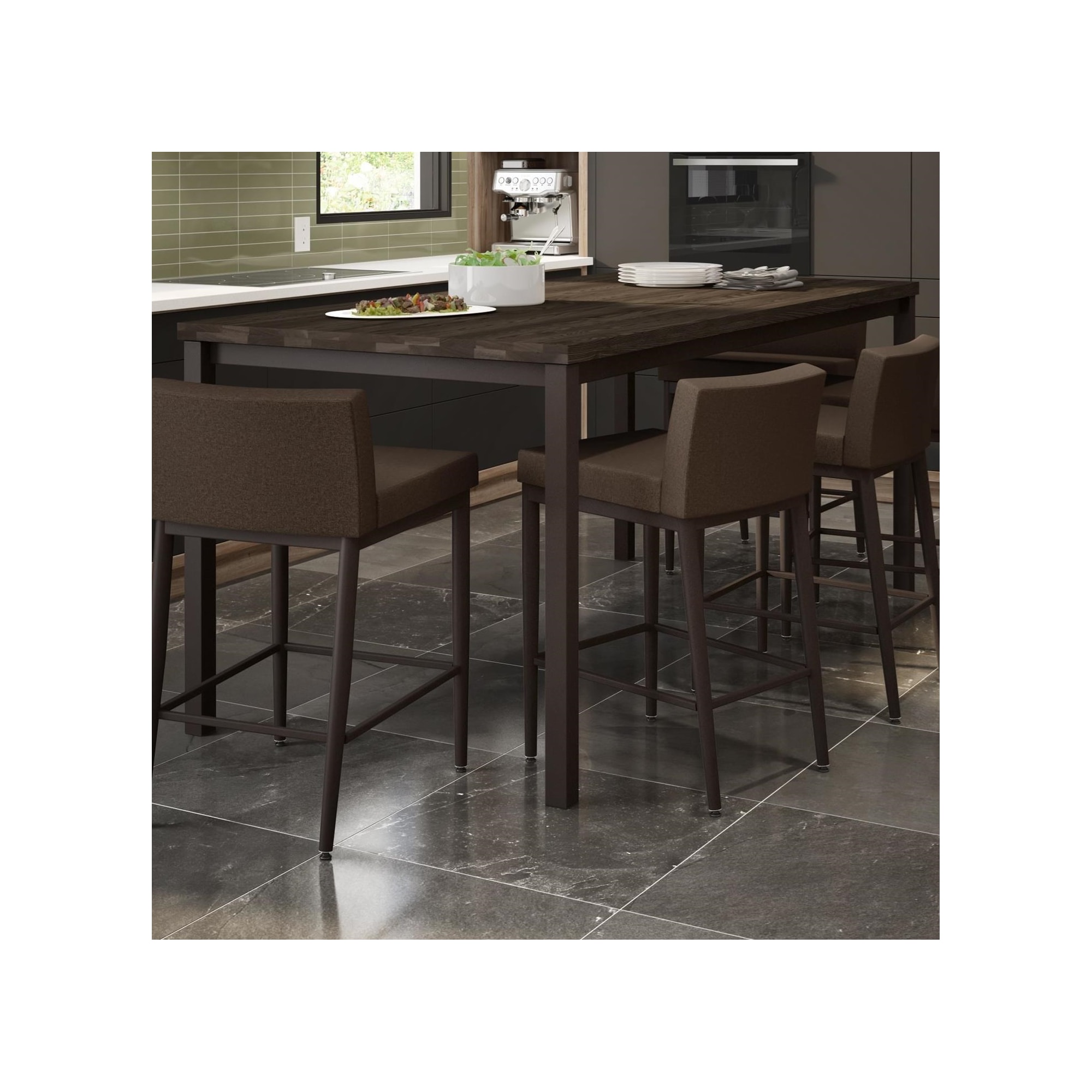 Amisco Urban 50667-36x1+93485x1 Customizable Nicholson Counter Table ...