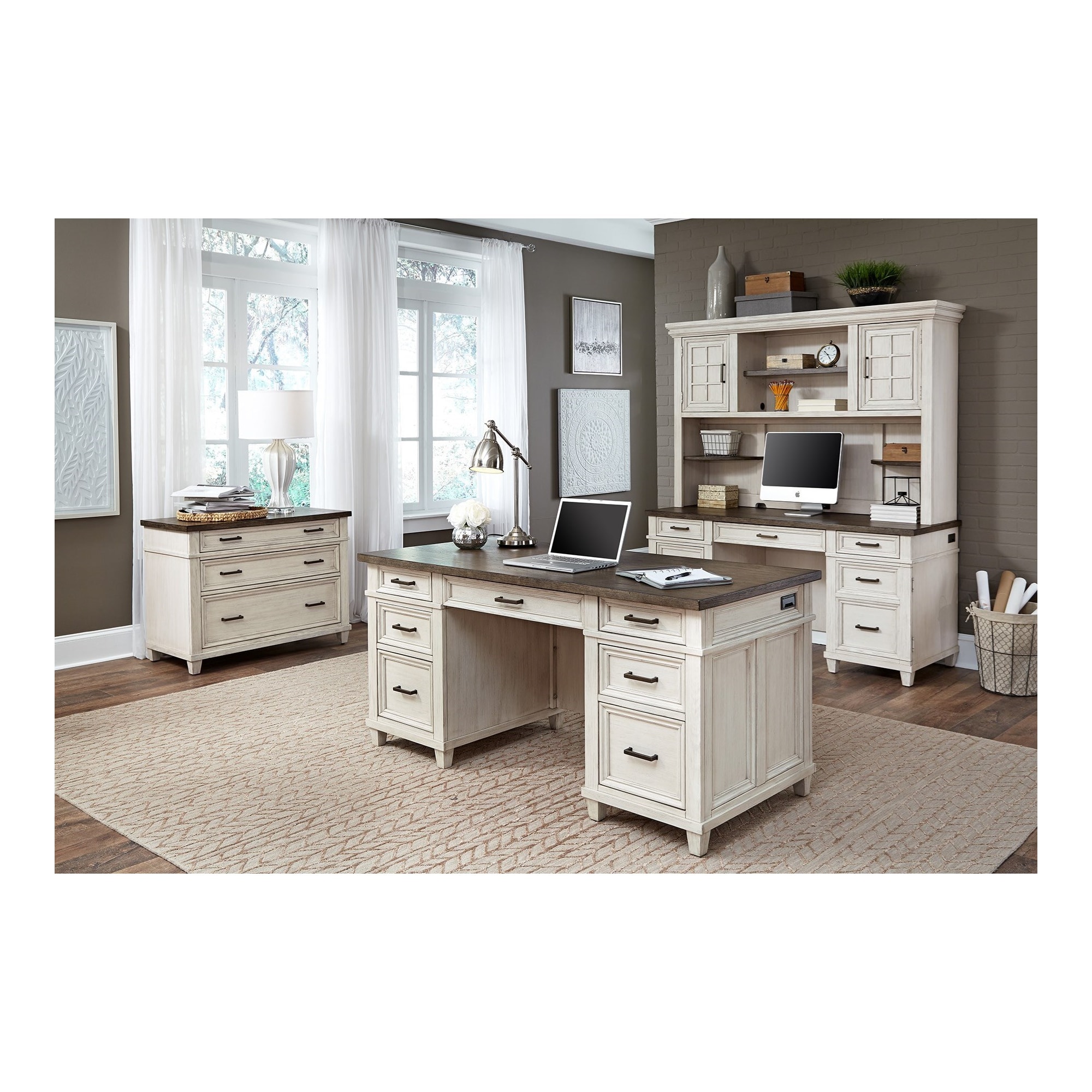 Aspenhome Caraway 248378493 Farmhouse Lateral File Cabinet with ...