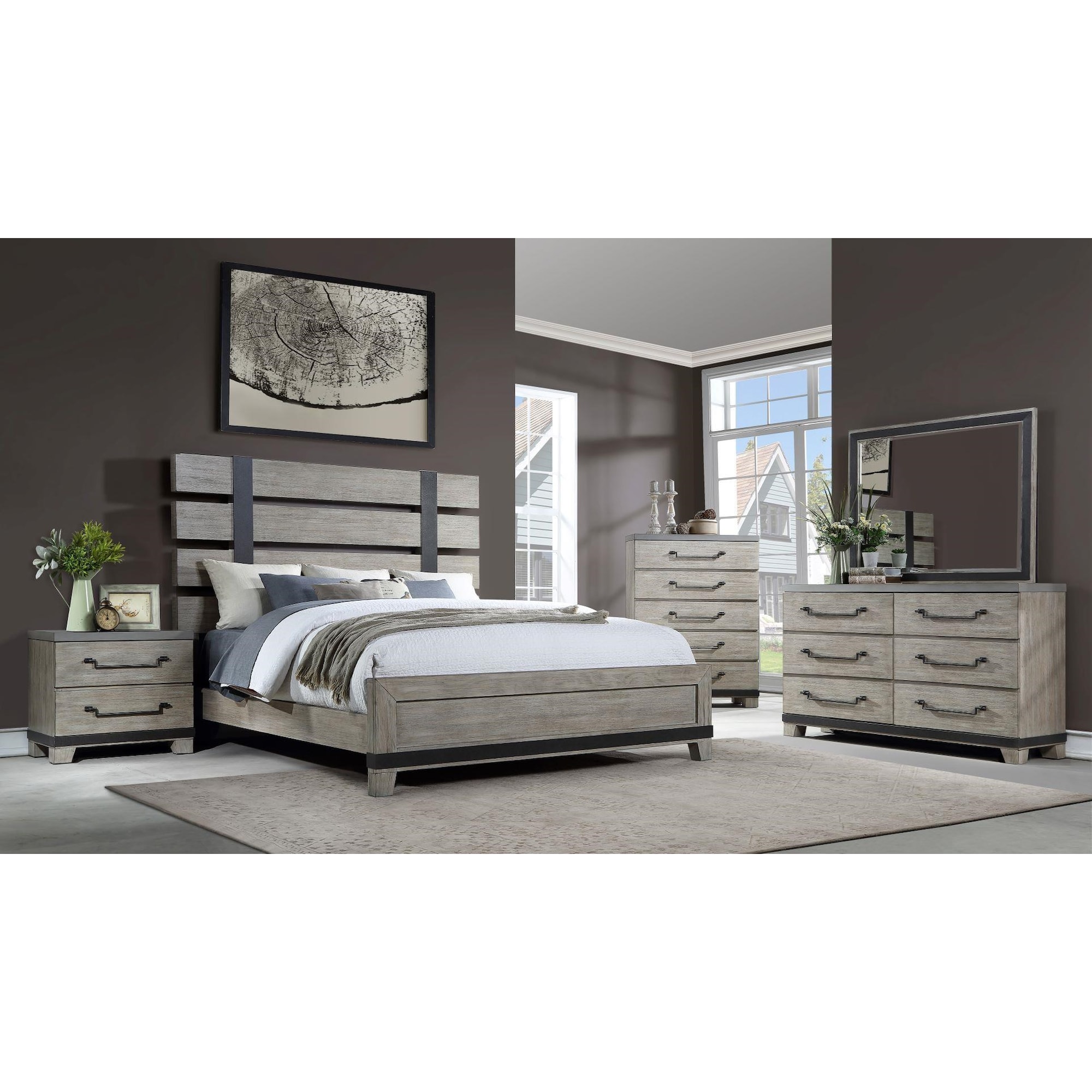 Austin Group Porter 837-20 Nightstand | Royal Furniture | Nightstands