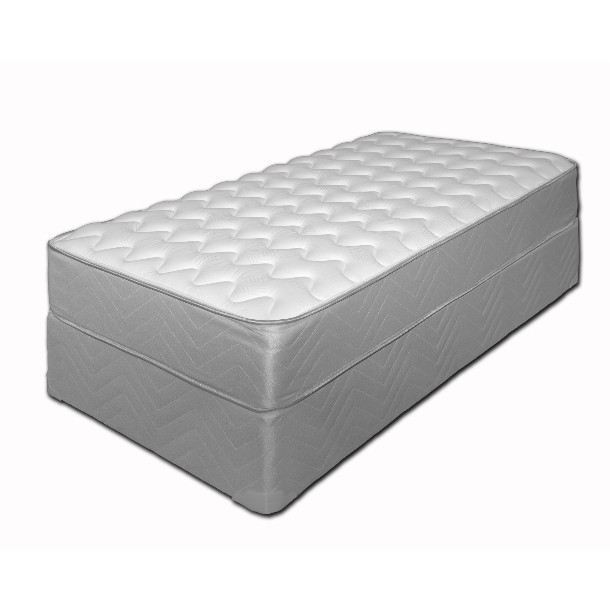 Bemco Shire Firm-Q+Foundation-Q Queen 11" Firm Mattress and Foundation ...