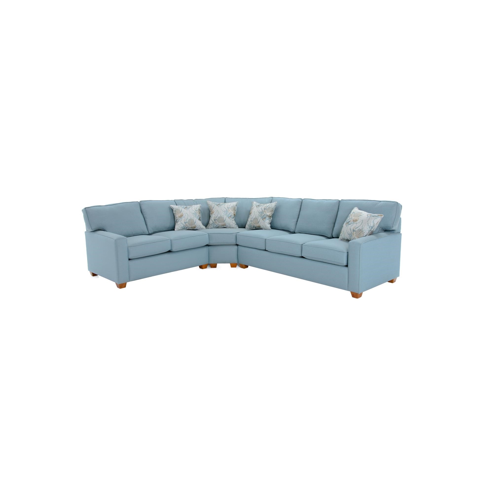 Capris Furniture 145 145 Sect 2 Three Piece Sectional Sofa with RAF ...