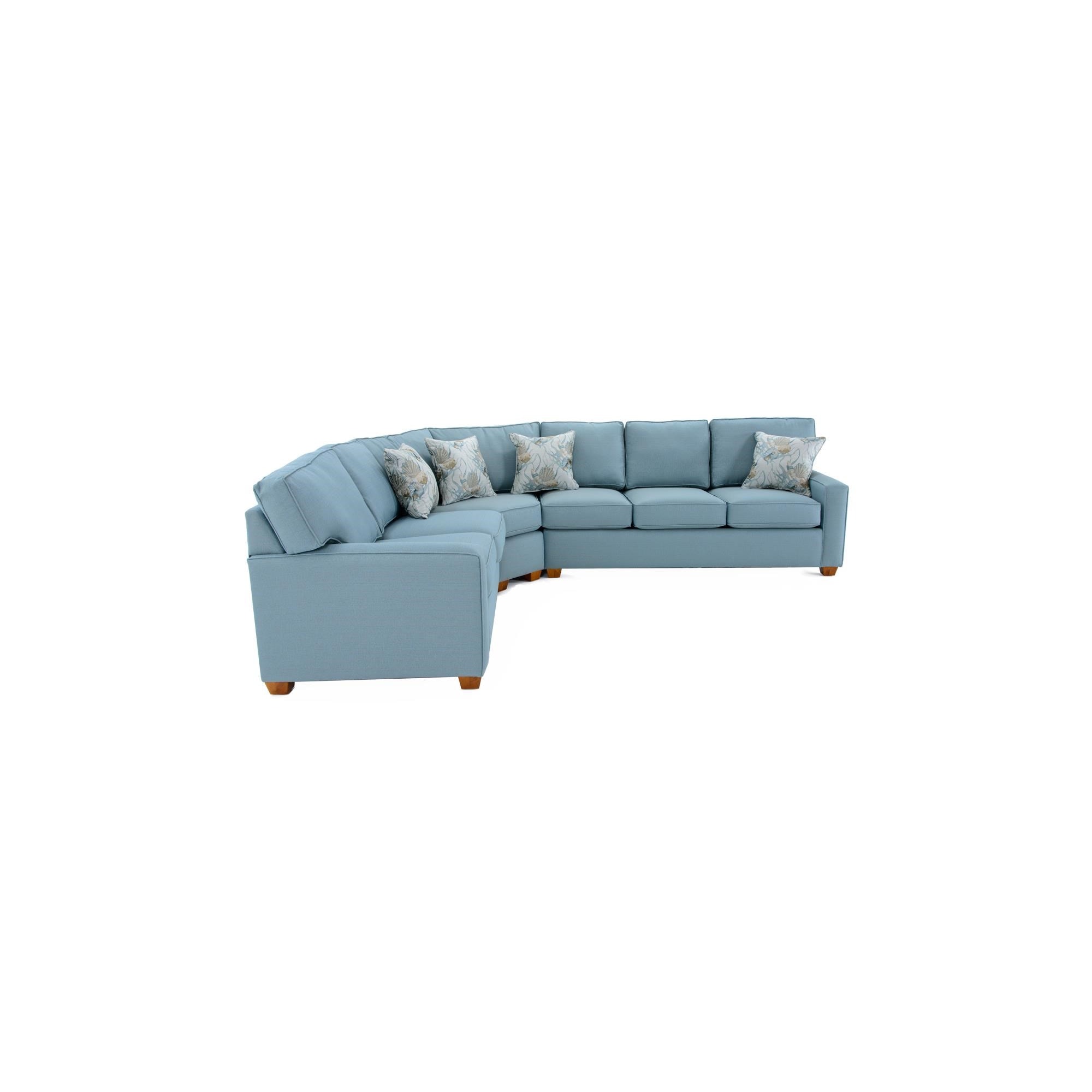 Capris Furniture 145 145 Sect 2 Three Piece Sectional Sofa with RAF ...