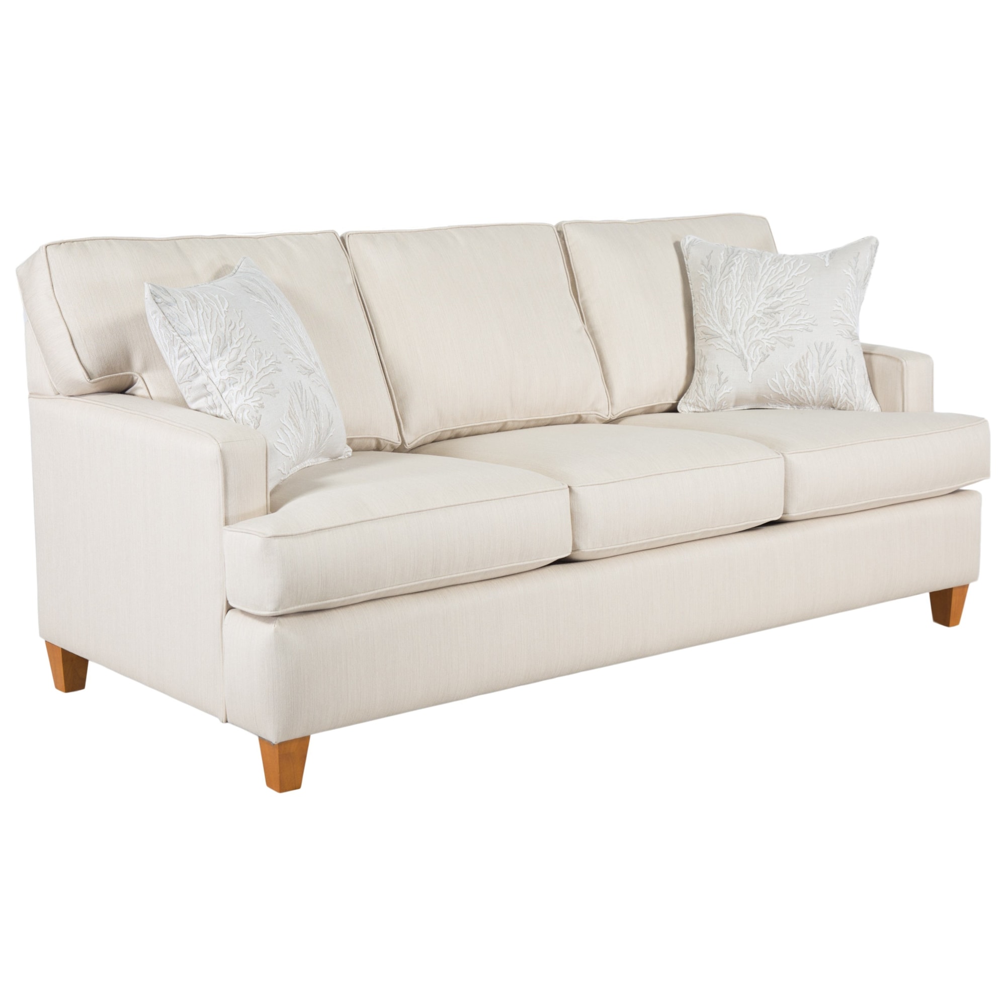 Capris Furniture 162 S162 Contemporary Small-Scale Sofa | Baer's ...