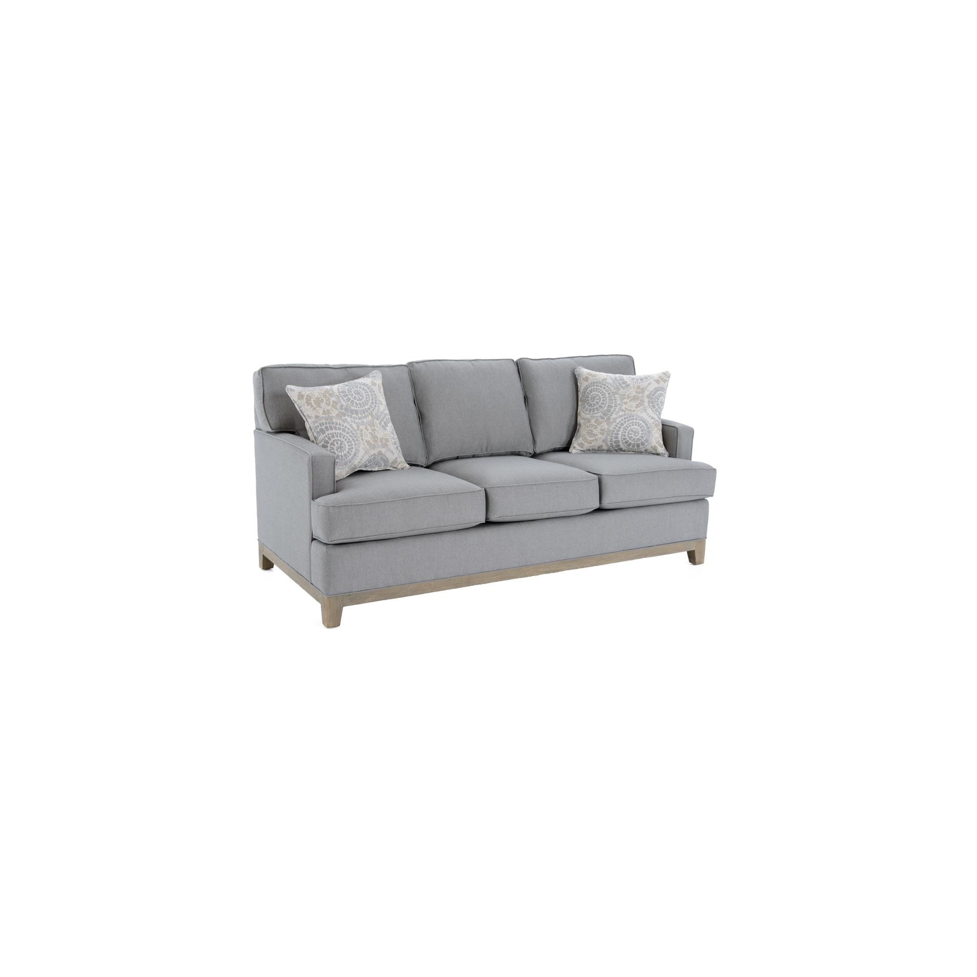 Capris Furniture 752 Q752GW Queen Sleeper Sofa with Accent Pillows ...