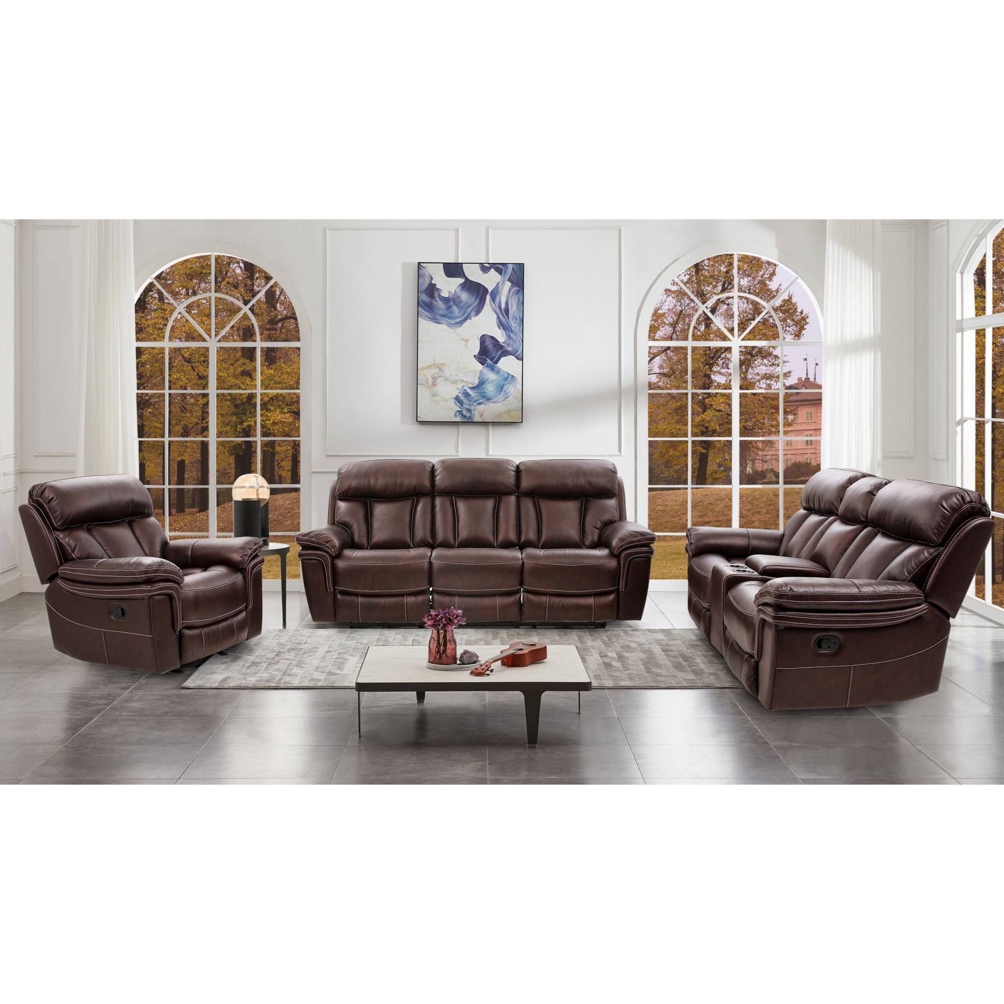 Cheers 9597 9597-R-42D_WSAM1 Glider Recliner with Pillow Arms | Sam's ...