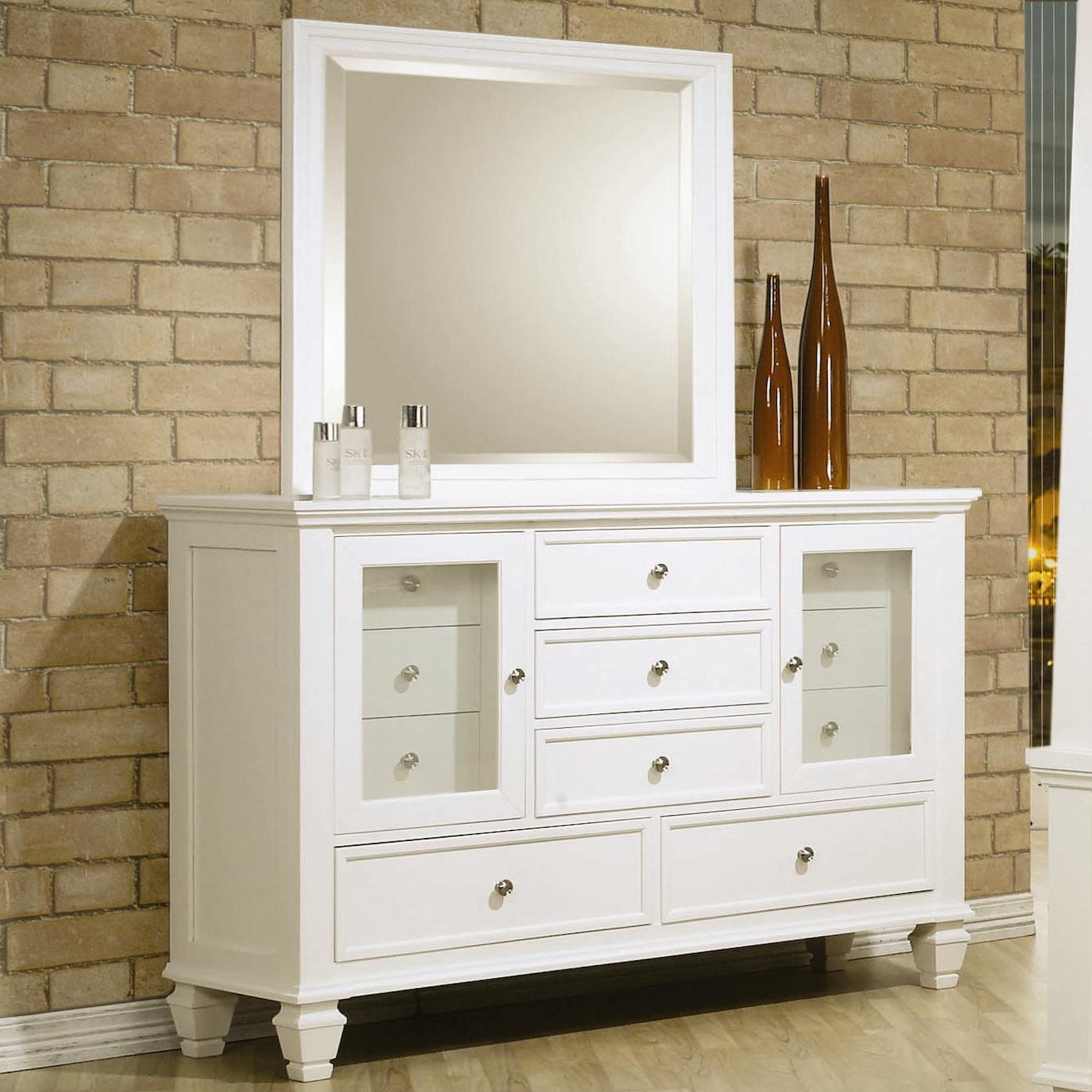 Coaster Sandy Beach 201303 Dresser with 11 Drawers | A1 Furniture ...