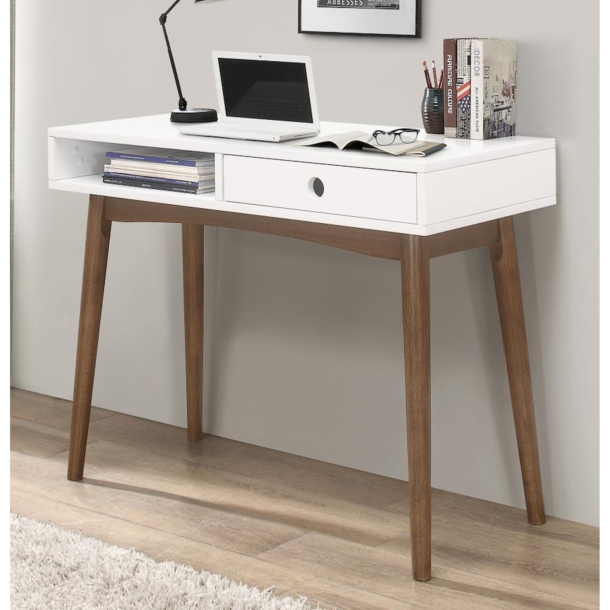 Coaster Essence 801931 Writing Desk | HomeWorld Furniture | Desk ...