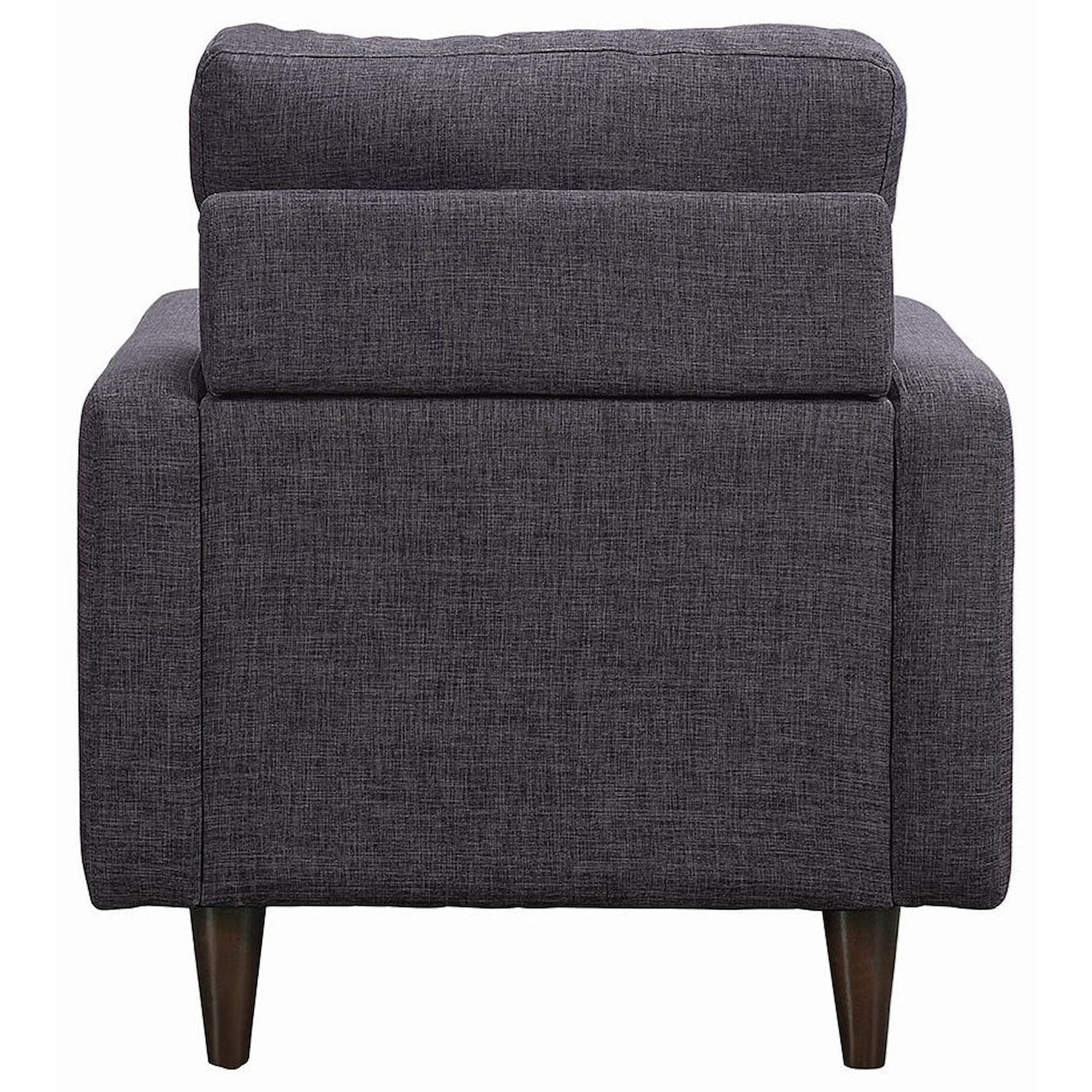 Coaster Watsonville 552003 Mid Century Modern Chair with Button Tufting ...