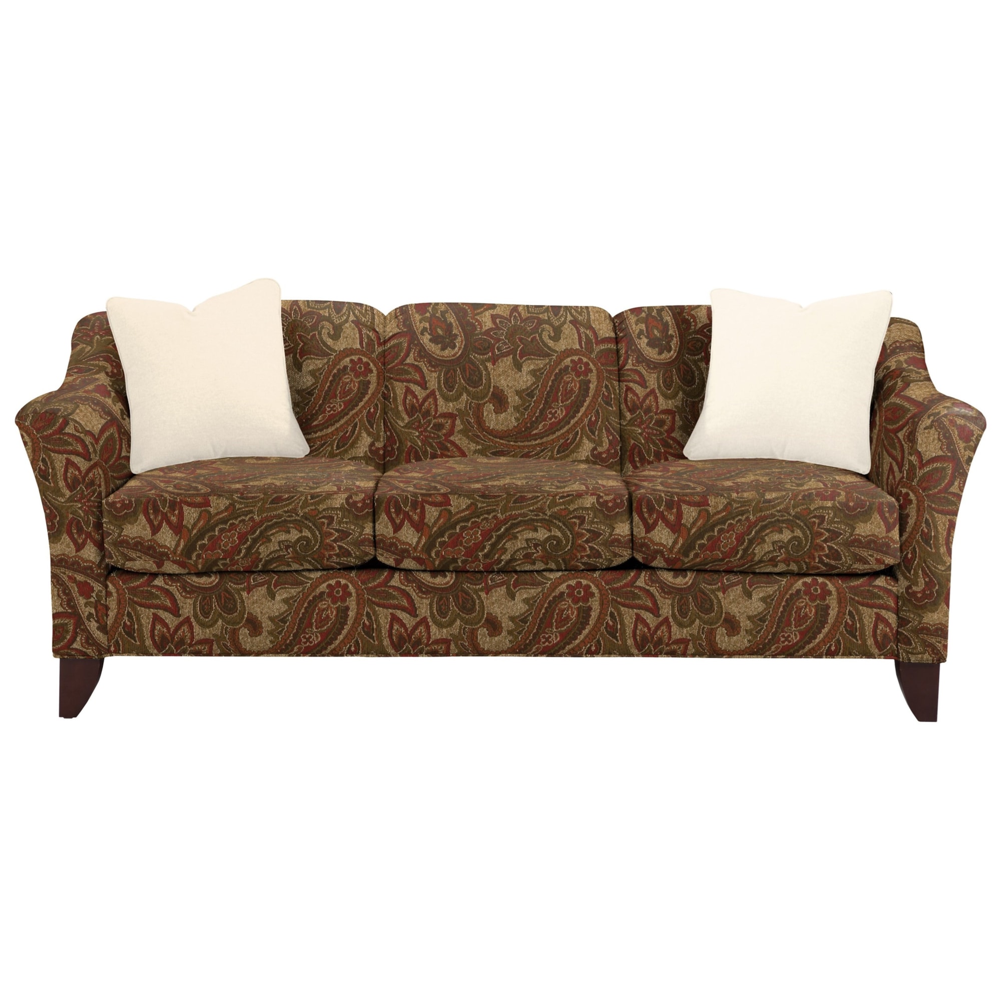 Craftmaster 784450Cs 784450 Stationary Sofa with Flared Arms | Belfort ...