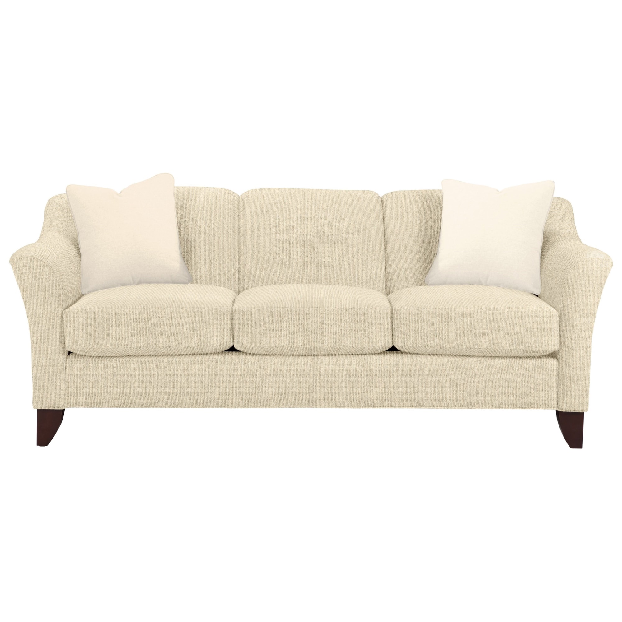 Craftmaster 784450Cs 784450 Stationary Sofa with Flared Arms | Belfort ...