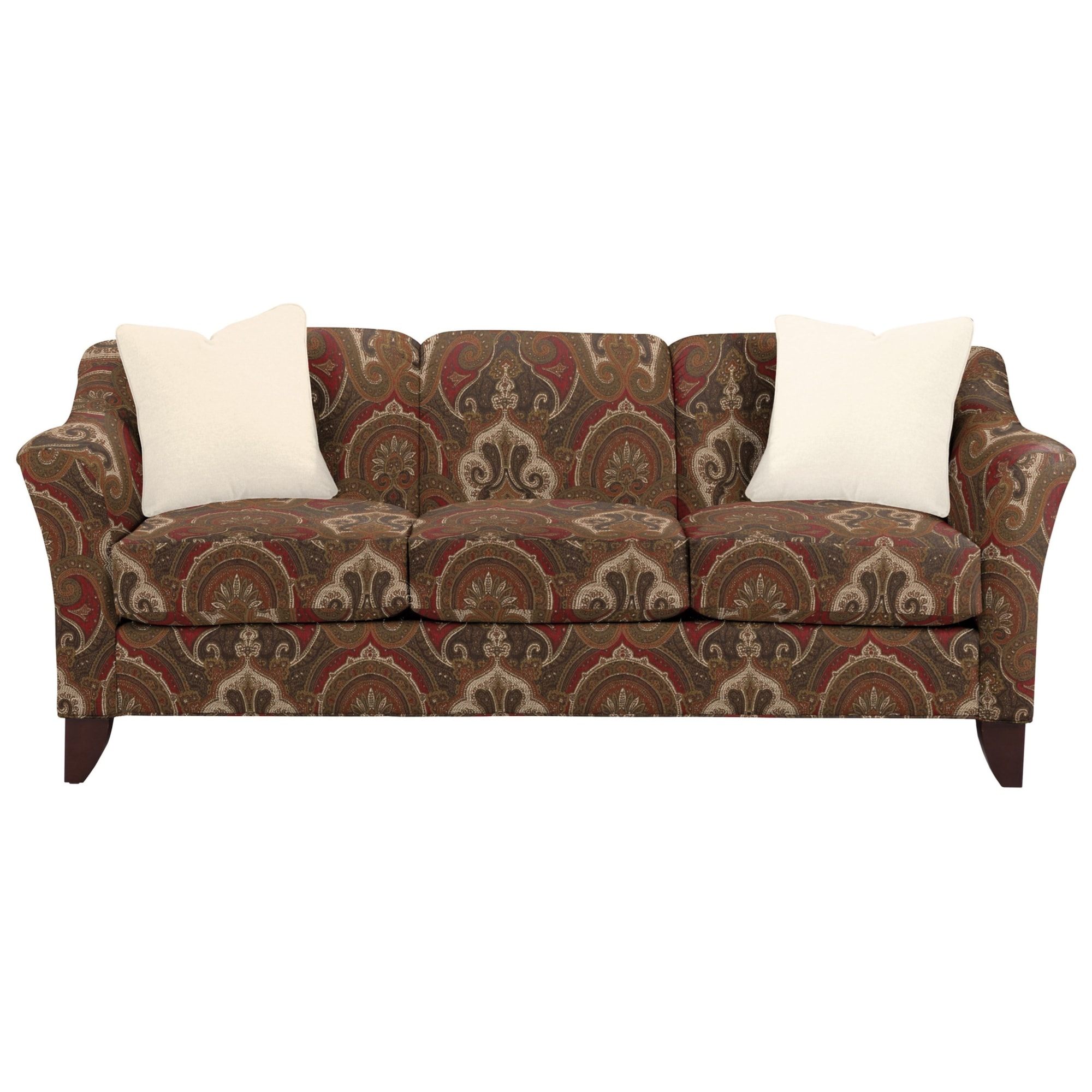 Craftmaster 784450Cs 784450 Stationary Sofa with Flared Arms | Belfort ...