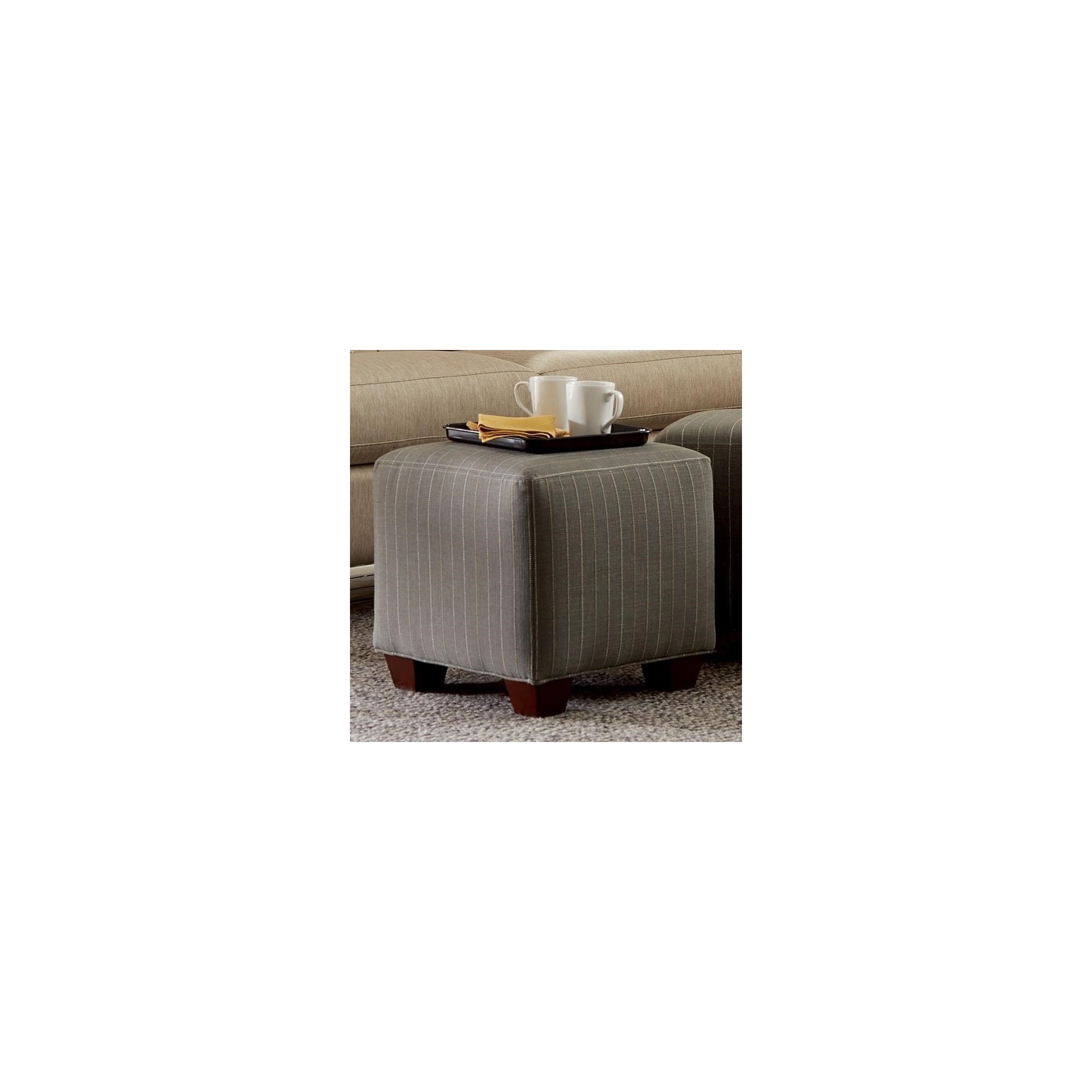 Craftmaster 0988 098800 CLEO-41 Contemporary Accent Ottoman with Block ...