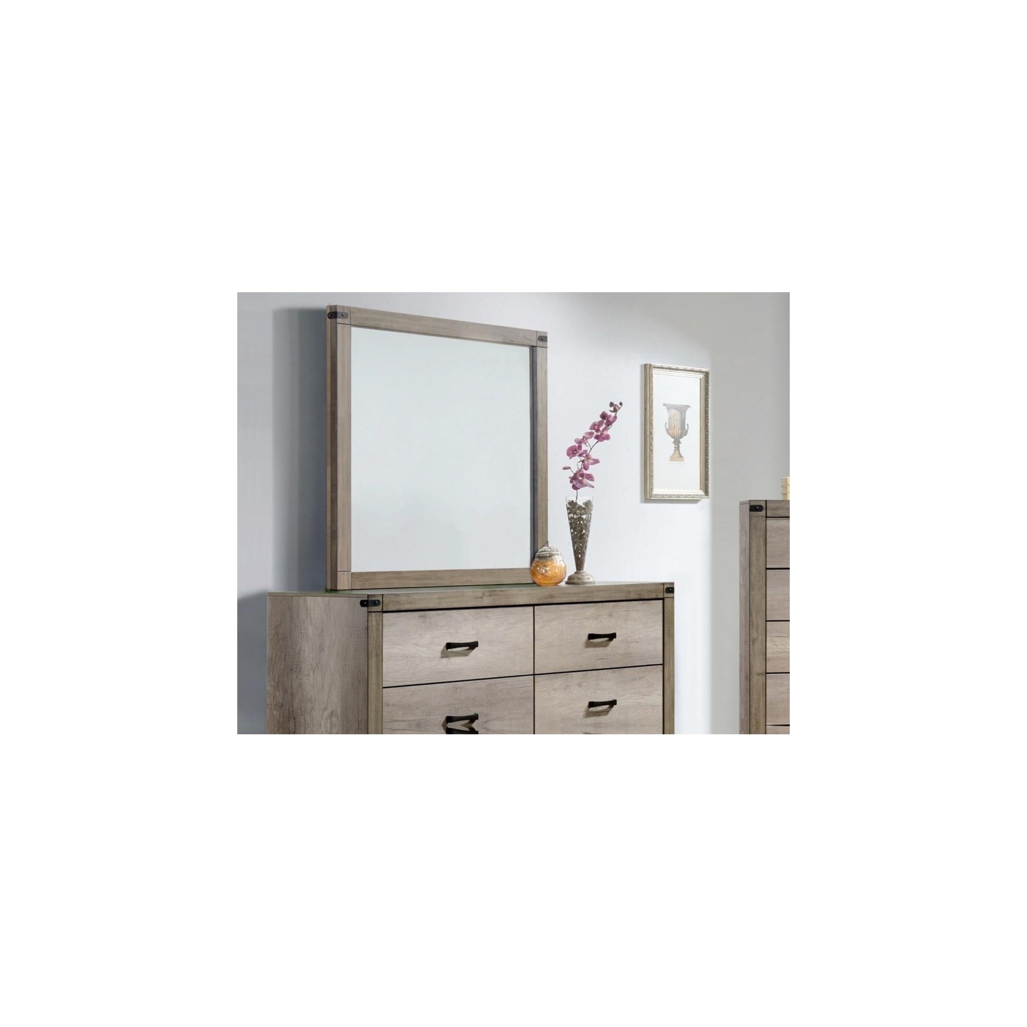 Crown Mark Matteo B3200-11 Framed Dresser Mirror | Royal Furniture | Mirror