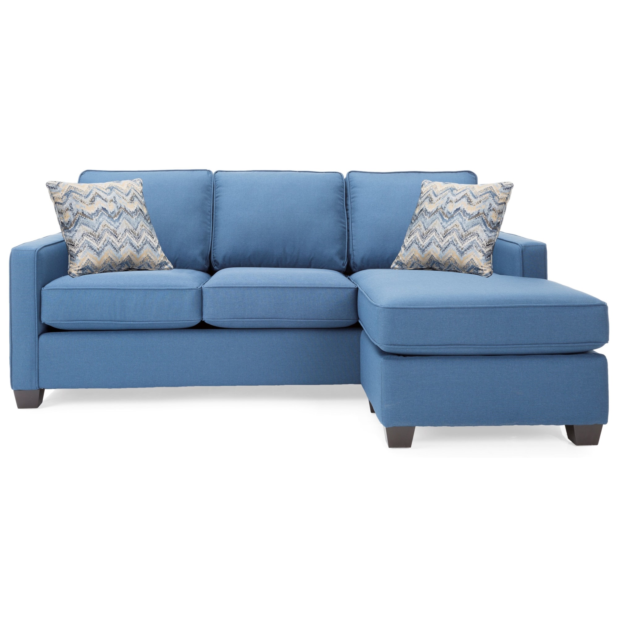 Decor-Rest 2855 2855 SOFA WITH CHAISE Contemporary Sofa with Chaise ...