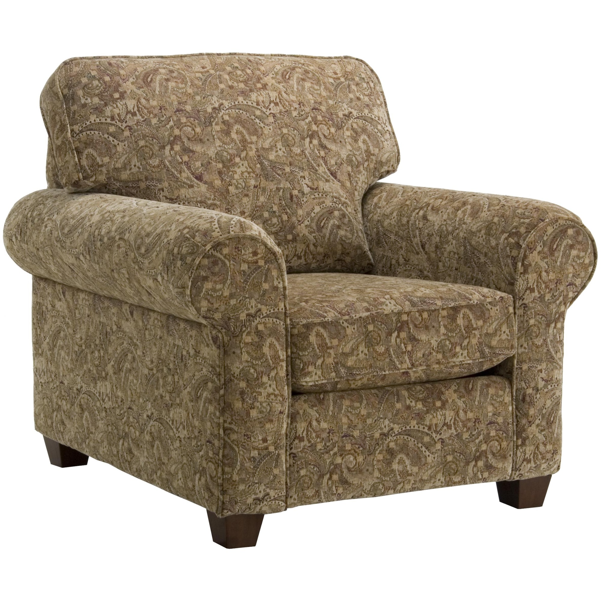 Decor-Rest 3179 2179 CHAIR Classic Upholstered Chair with Rolled Arms ...