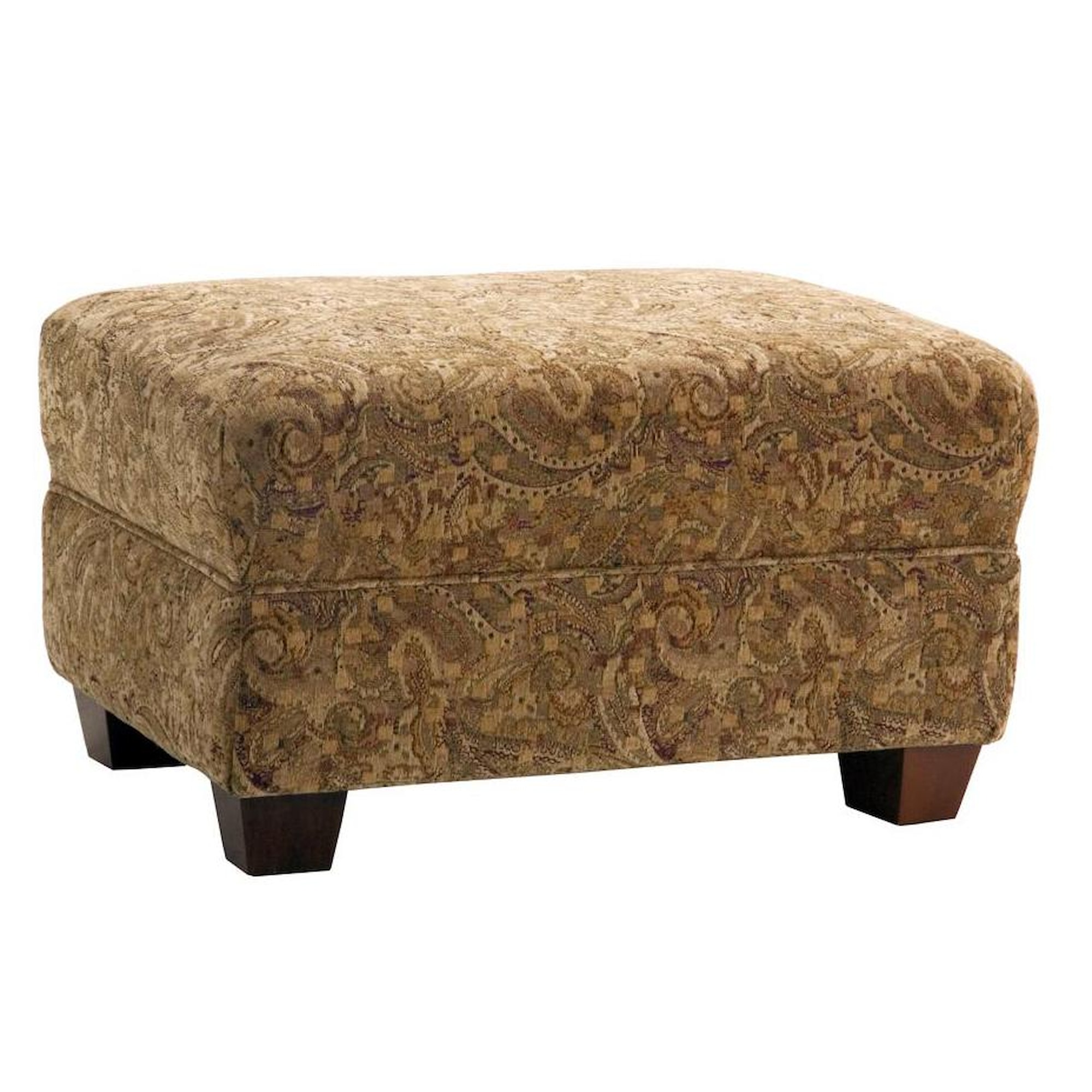 Decor-Rest 3179 2179 OTTOMAN Upholstered Ottoman with Tapered Legs ...