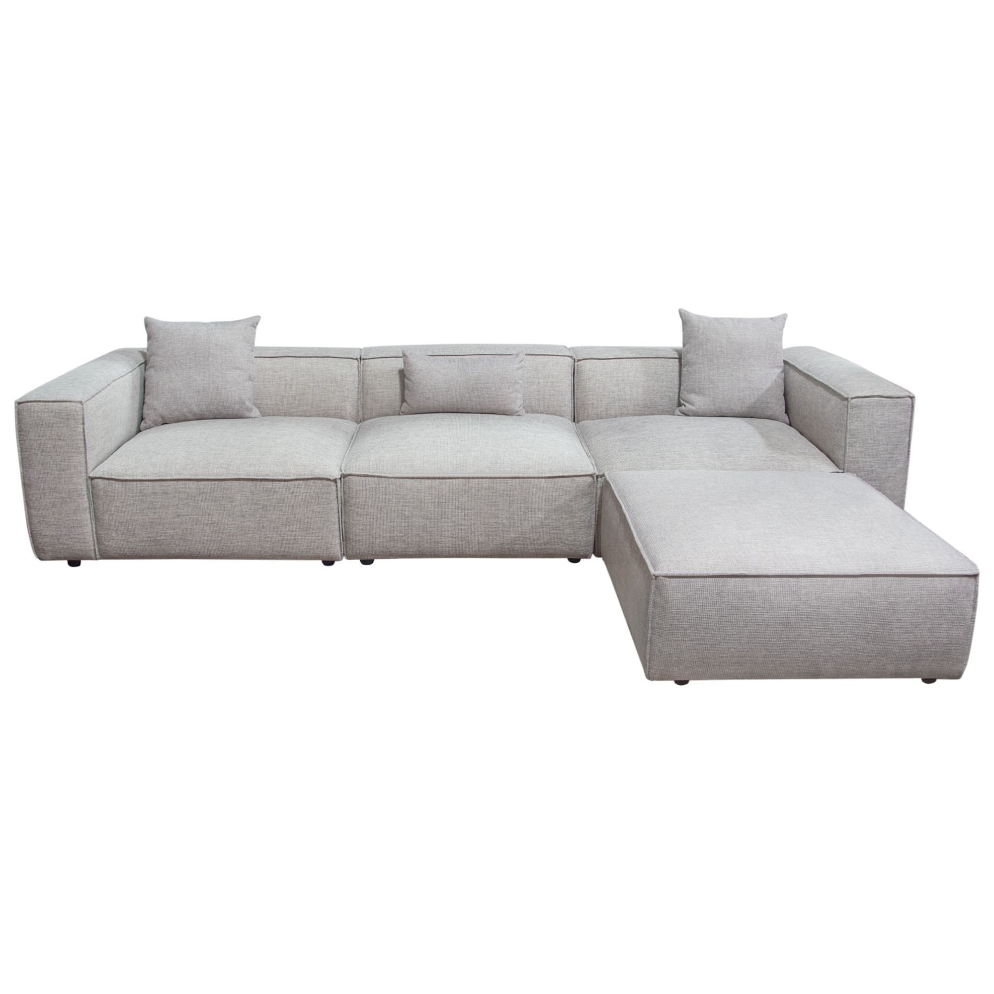 Diamond Sofa Furniture Vice VICE4PCBA Contemporary 4-Piece Modular ...