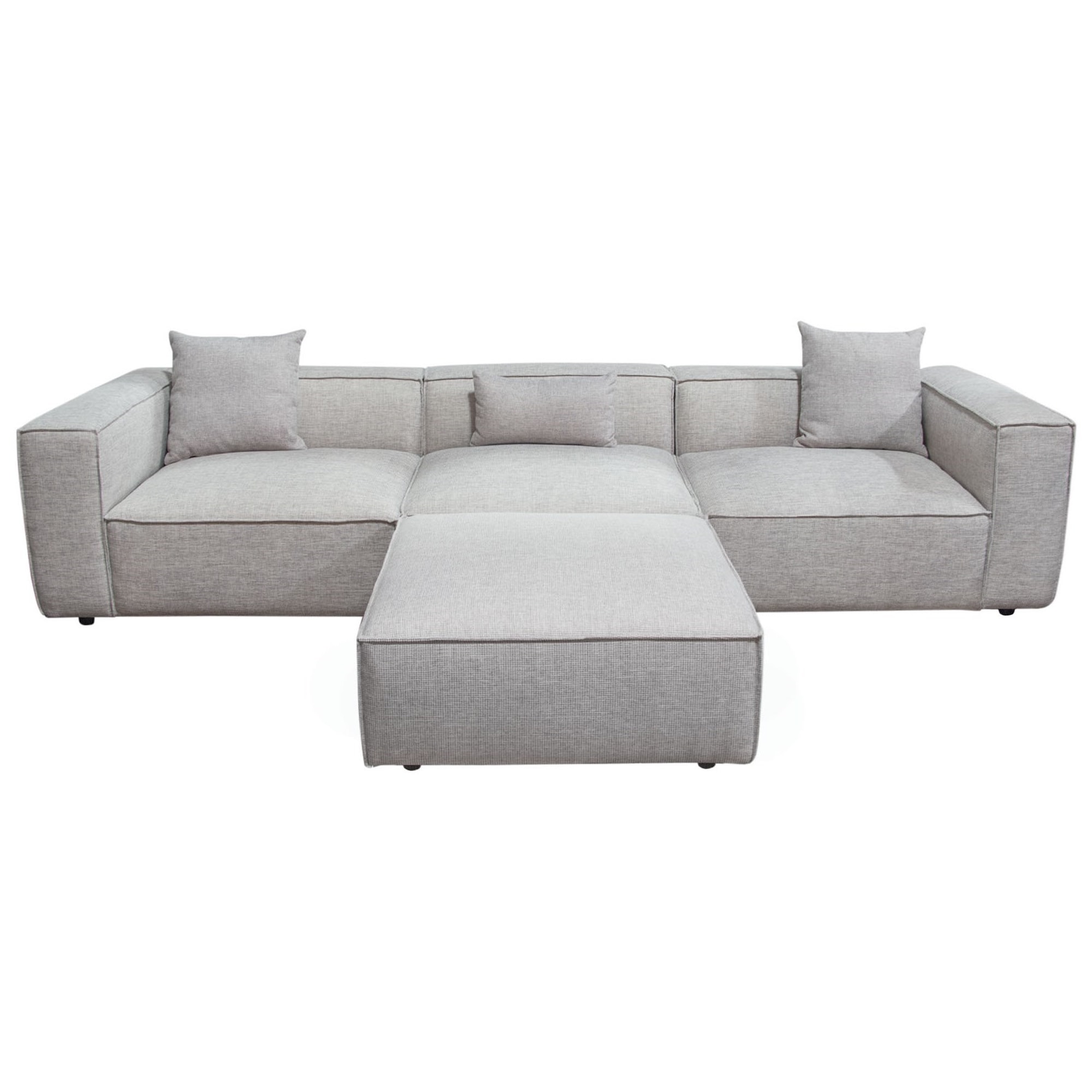 Diamond Sofa Furniture Vice VICE4PCBA Contemporary 4-Piece Modular ...