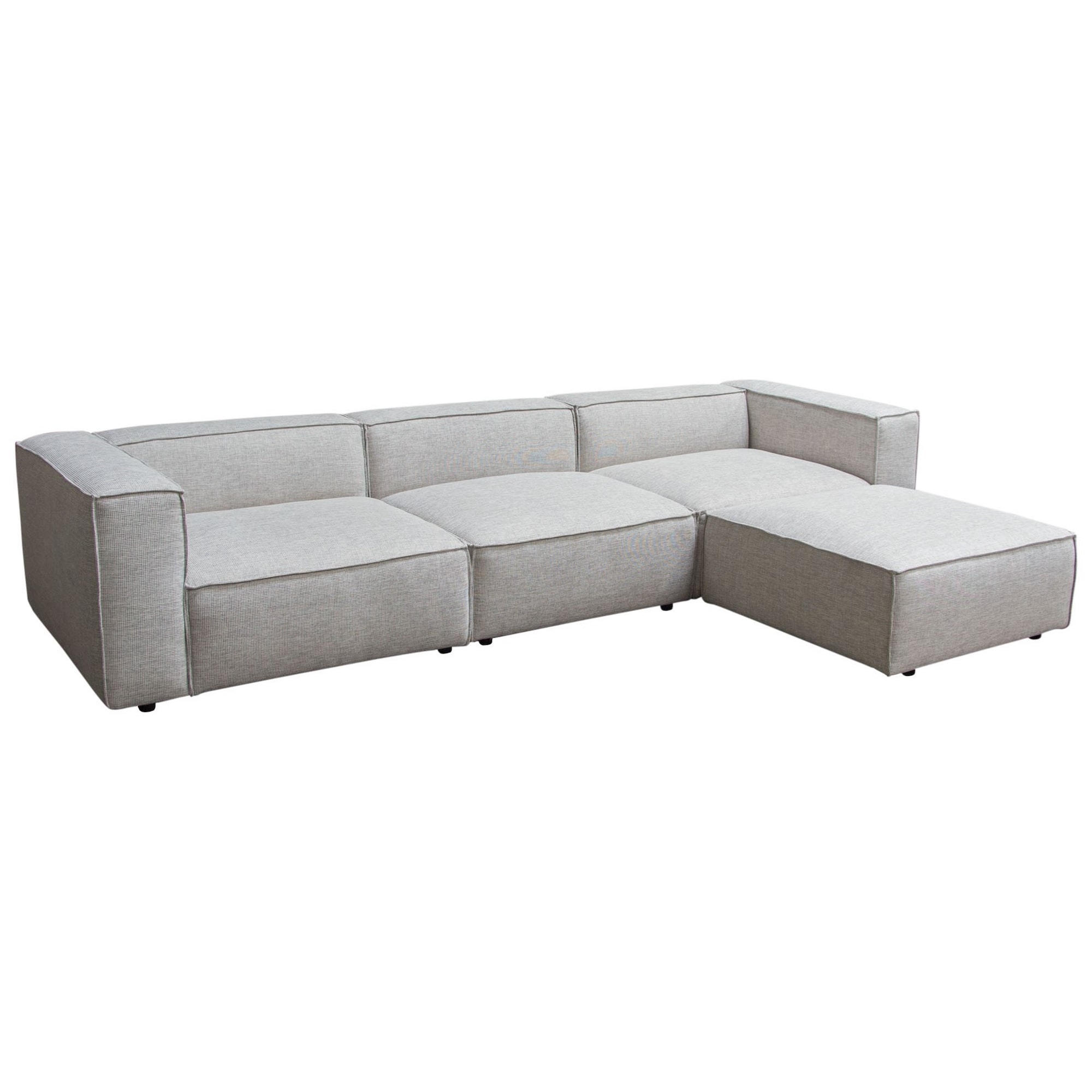 Diamond Sofa Furniture Vice VICE4PCBA Contemporary 4-Piece Modular ...