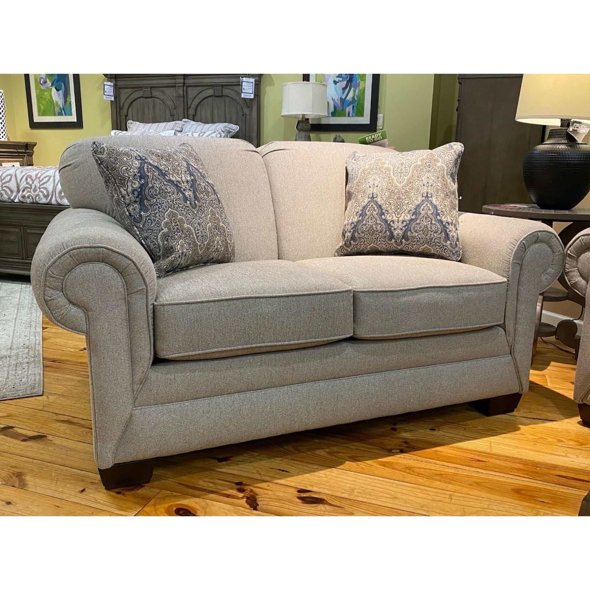England 1430R/LSR Series U1436AS Traditional Loveseat | Howell ...
