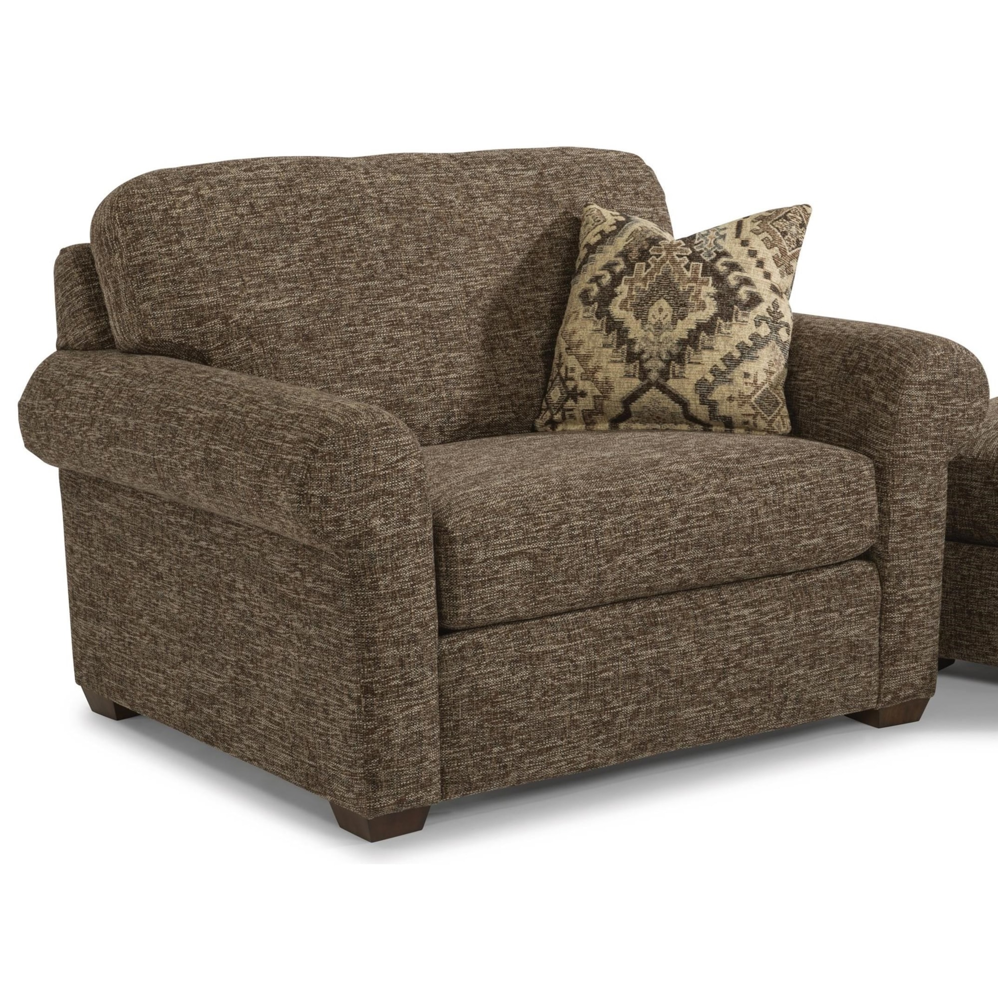 Flexsteel Randall 7100-10 Transitional Upholstered Accent Chair with ...
